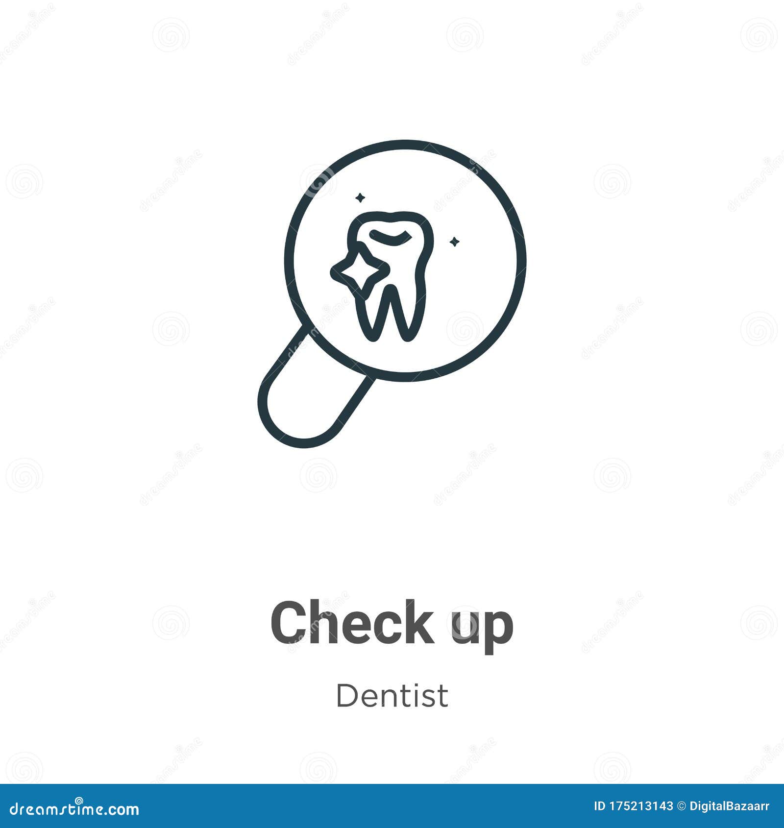 Check Up Outline Vector Icon. Thin Line Black Check Up Icon, Flat ...