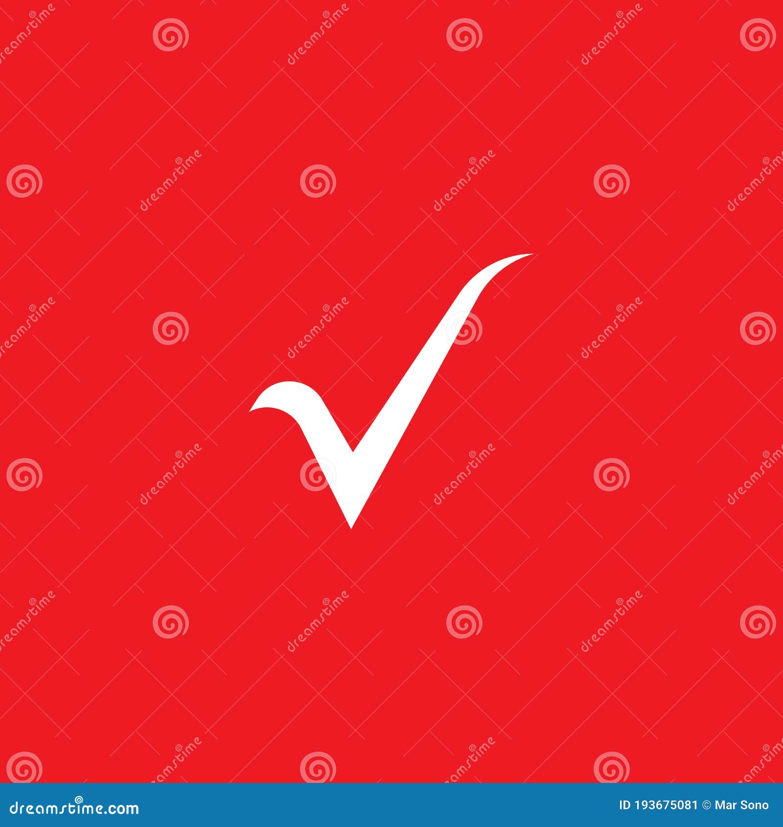 Check V mark logo vector stock vector. Illustration of button - 193675081