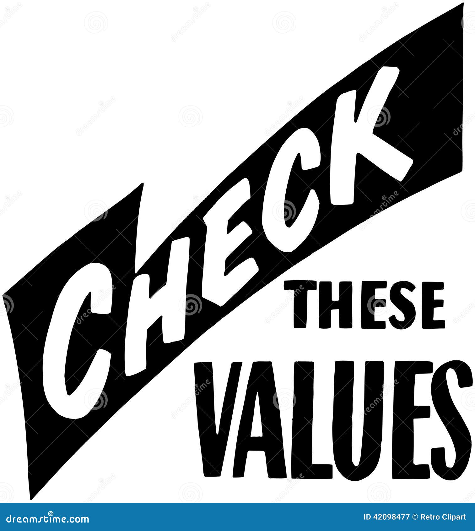 Check these Values stock vector. Illustration of forties - 42098477