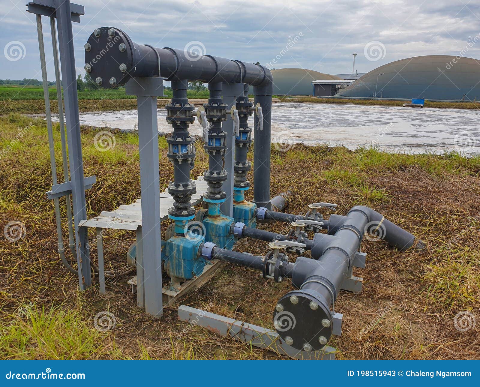 Check Valve in Sewage System Stock Image - Image of pump, hvac: 198515943