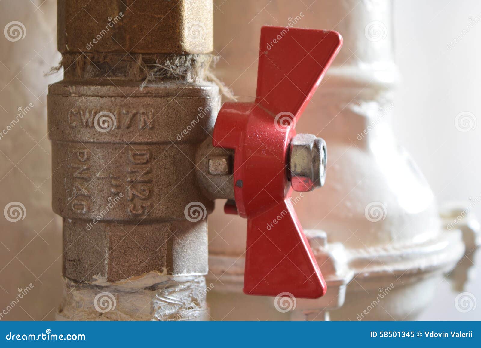 The check valve. stock image. Image of sleeves, expansion - 58501345