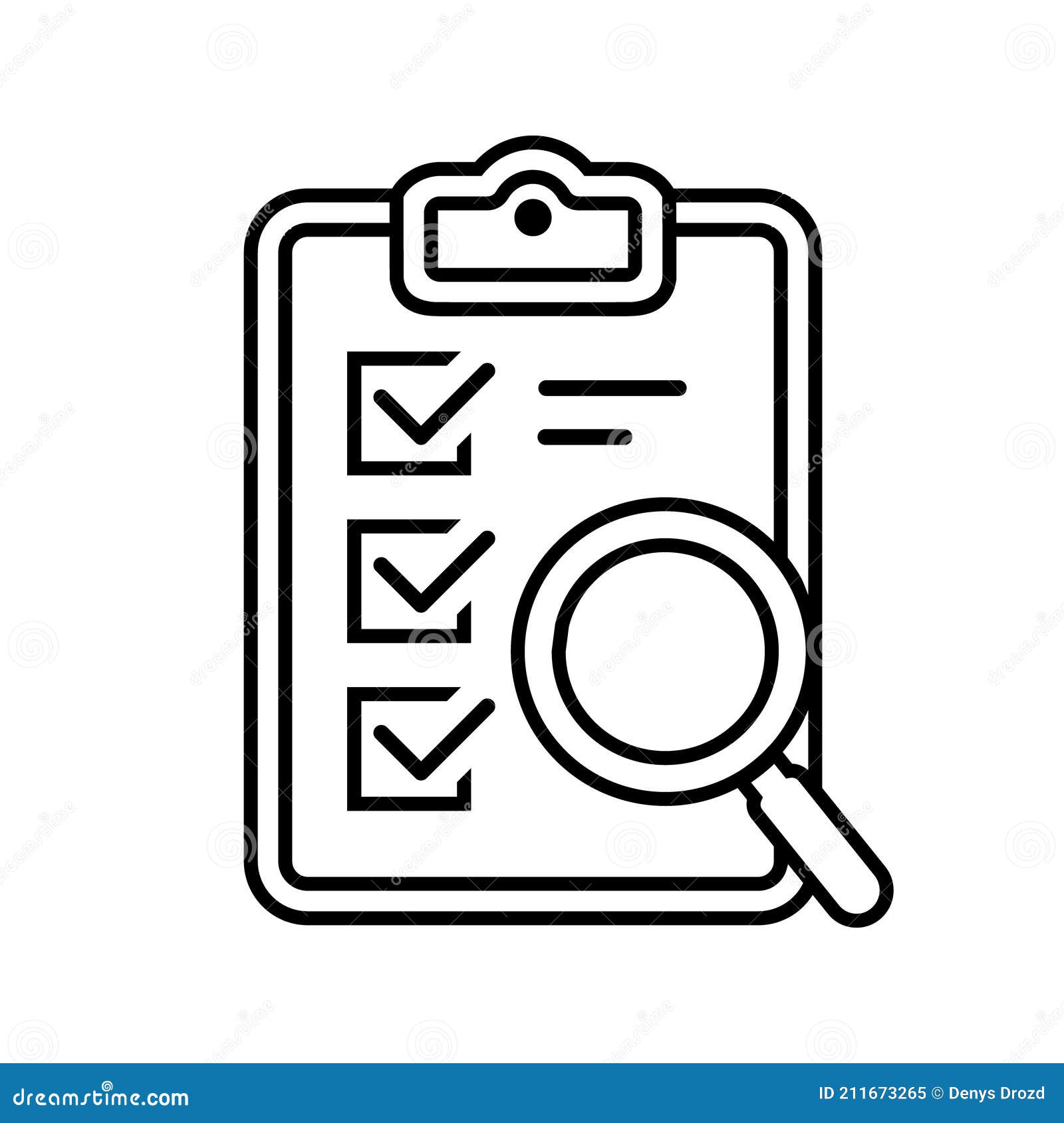 Check Vector Icon Set. Inspection Illustration Sign. Testing Symbol ...