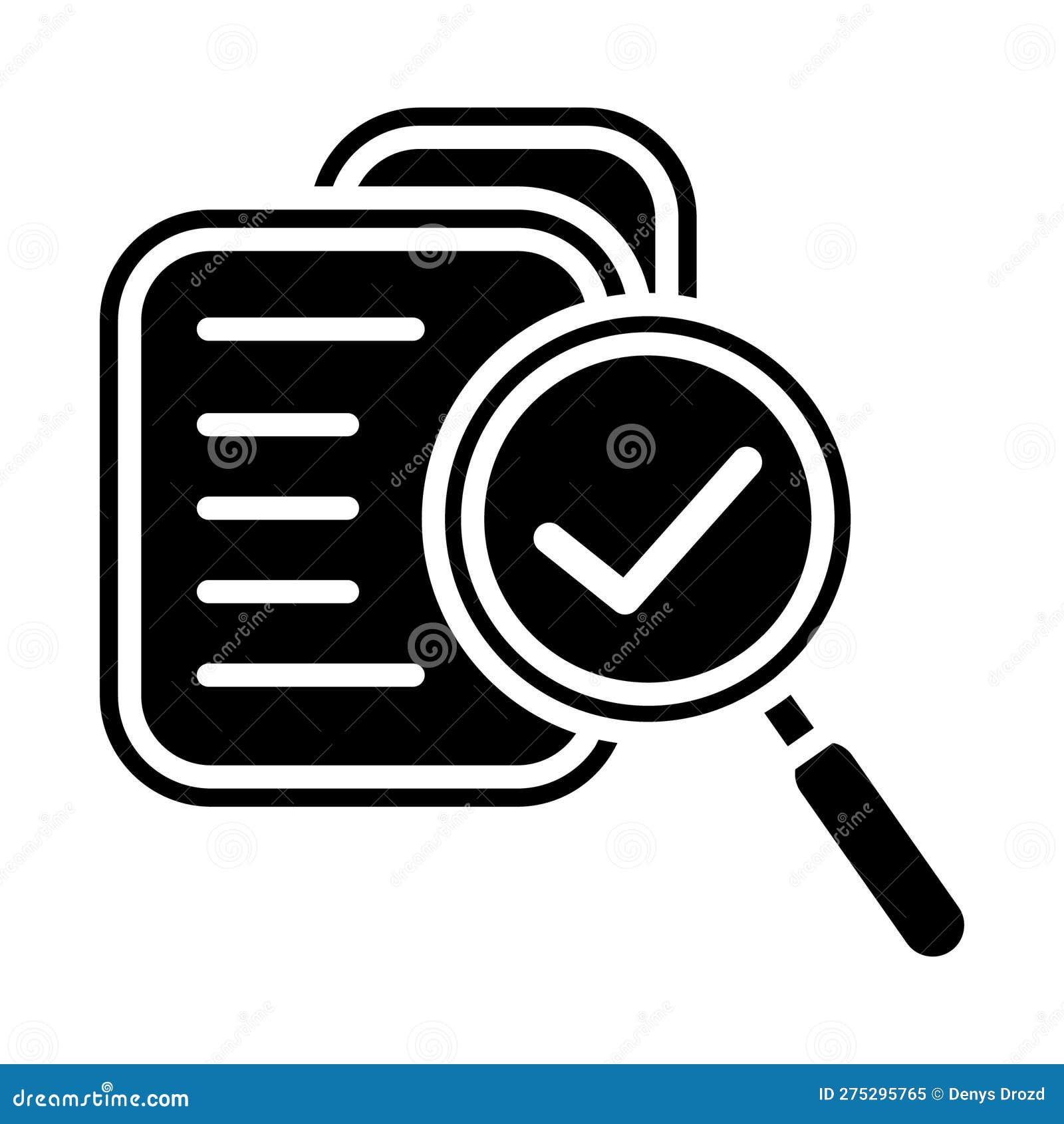 Check Vector Icon Set. Inspection Illustration Symbol. Testing Symbol ...