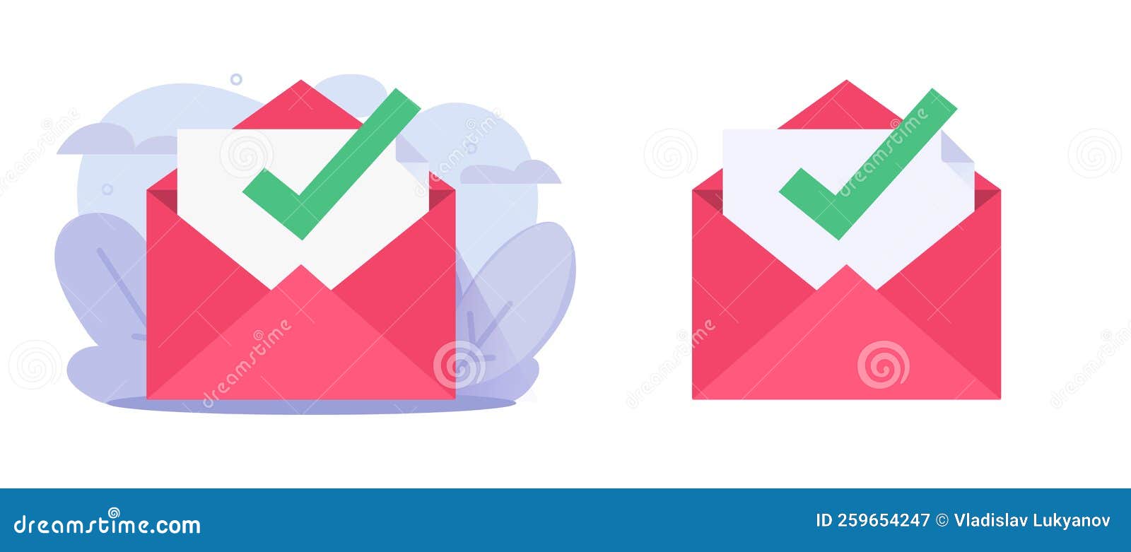 Check Verify and Valid Email Message Icon Vector or Passed Confirmation ...