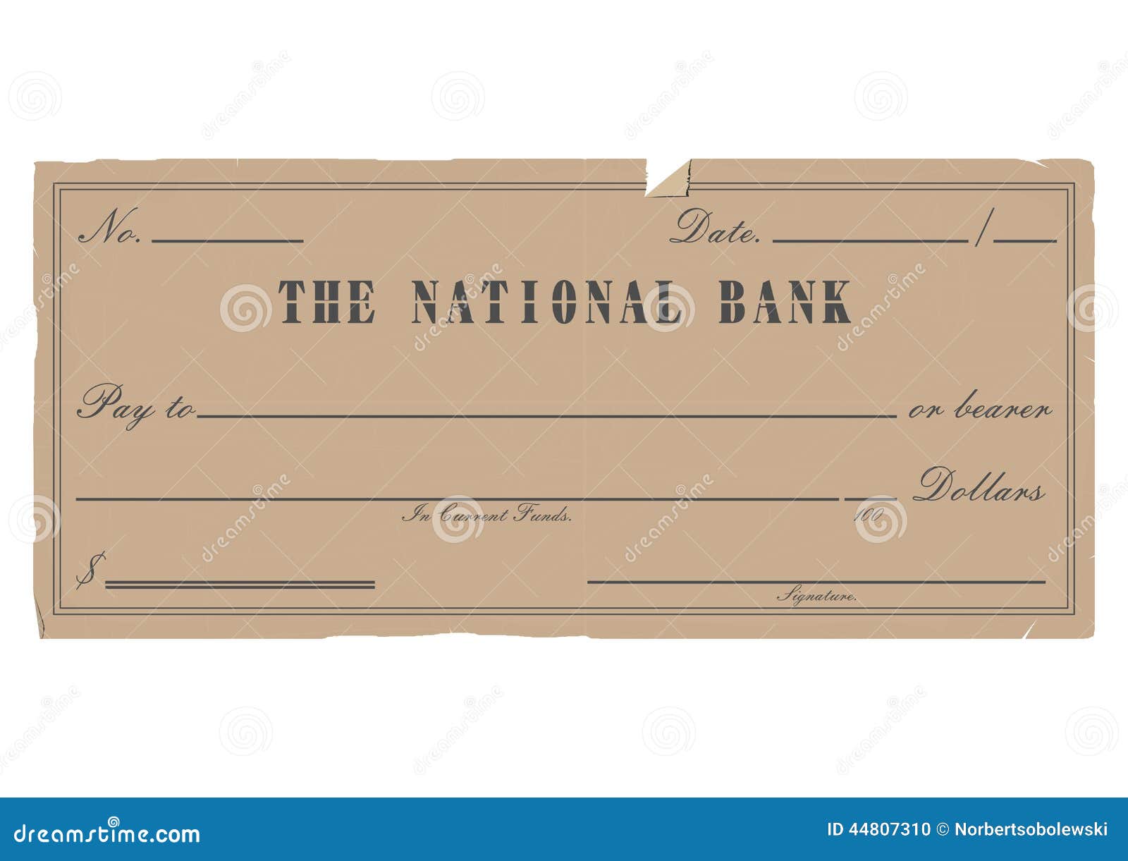 Check stock vector. Illustration of concept, document - 44807310