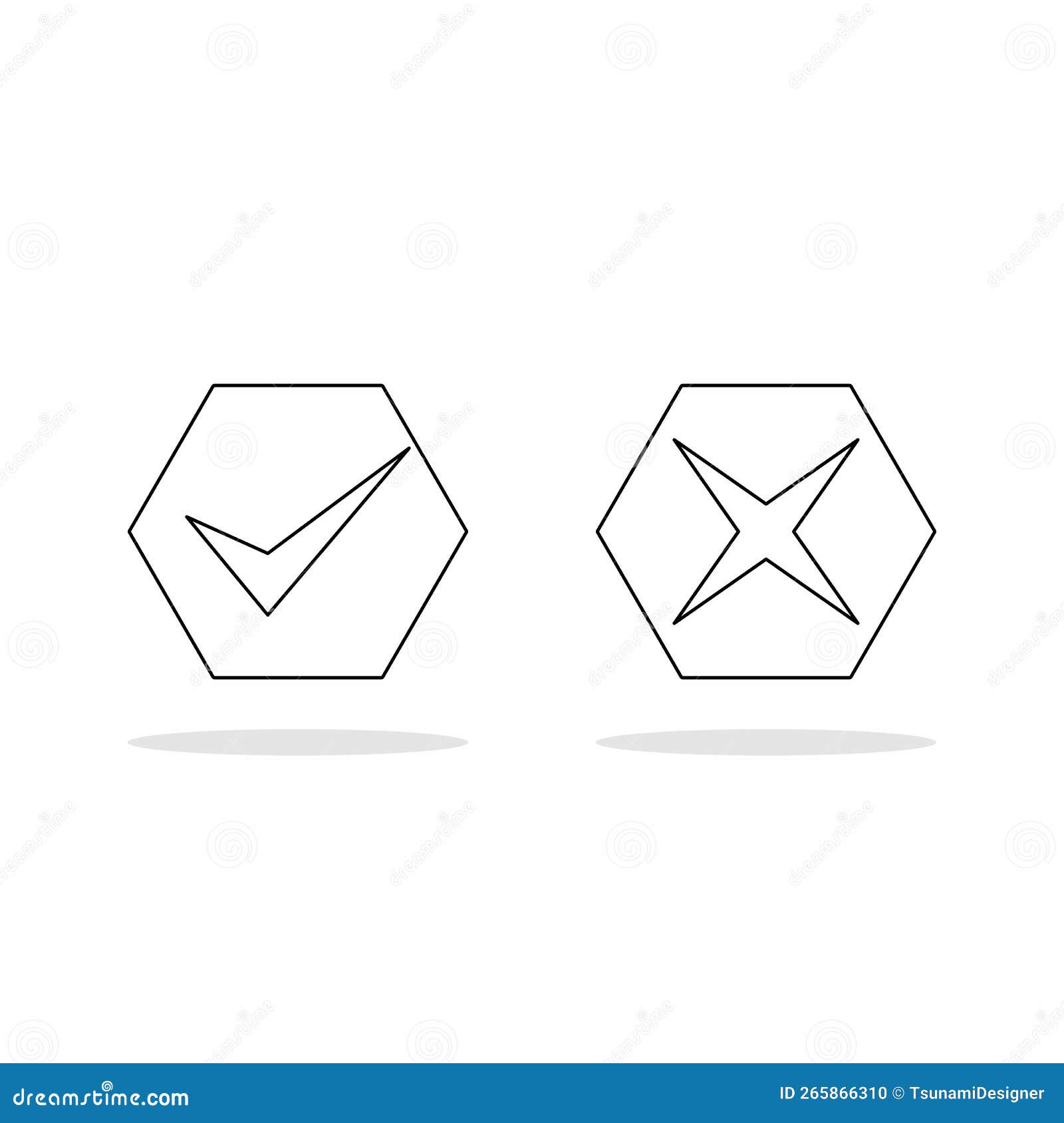 Check and Wrong Marks, Tick and Cross Marks, Accepted Rejected ...