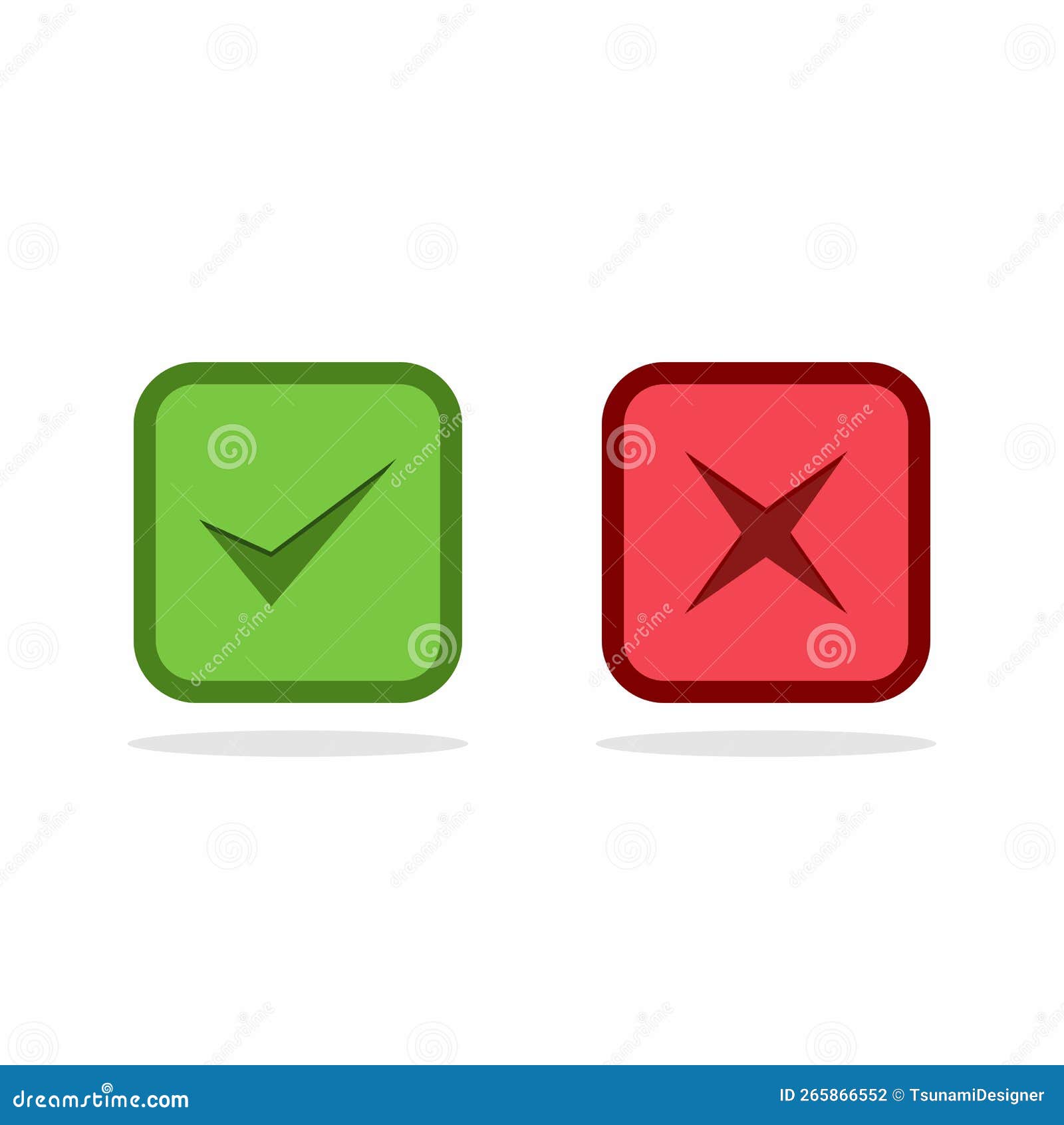 Check and Wrong Marks, Tick and Cross Marks, Accepted Rejected ...