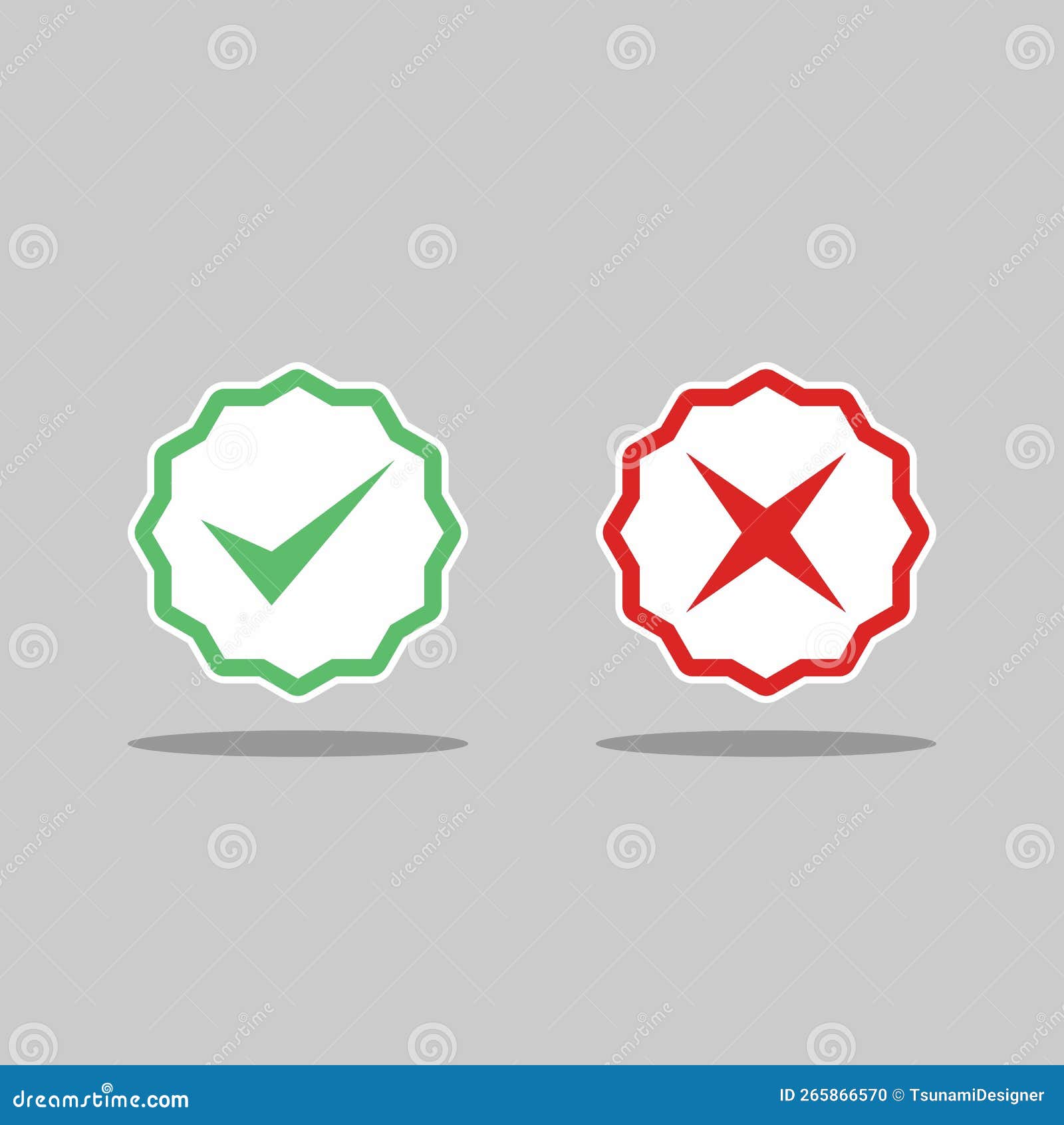 Check and Wrong Marks, Tick and Cross Marks, Accepted Rejected ...