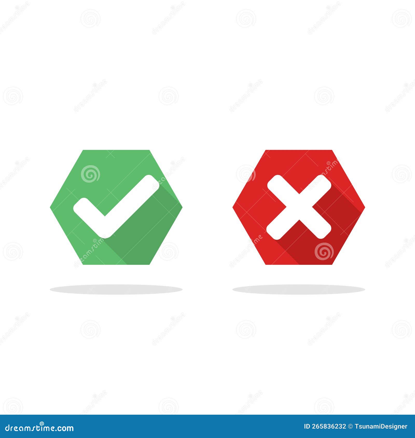 Check and Wrong Marks, Tick and Cross Marks, Accepted Rejected ...
