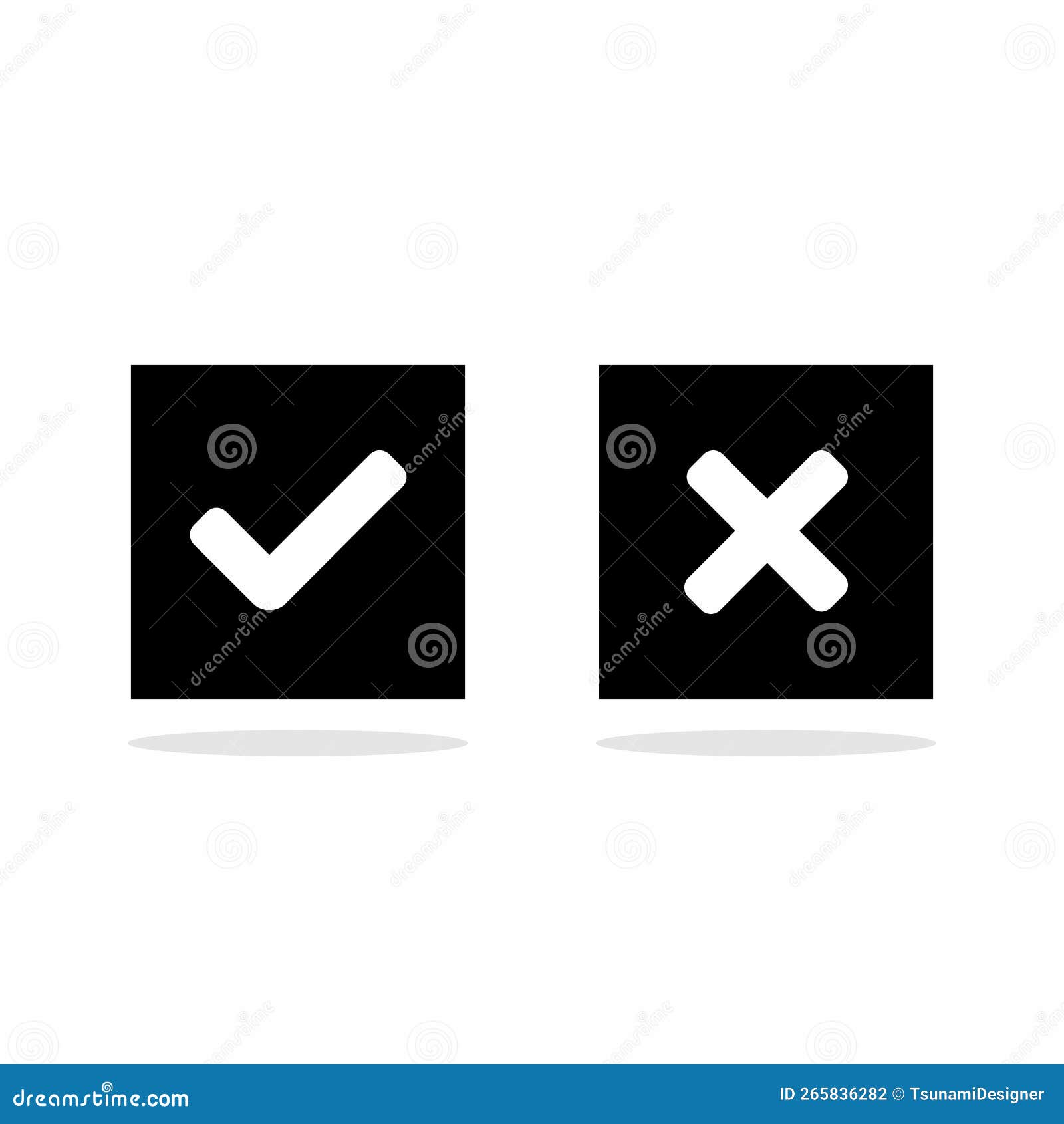 Check and Wrong Marks, Tick and Cross Marks, Accepted Rejected ...