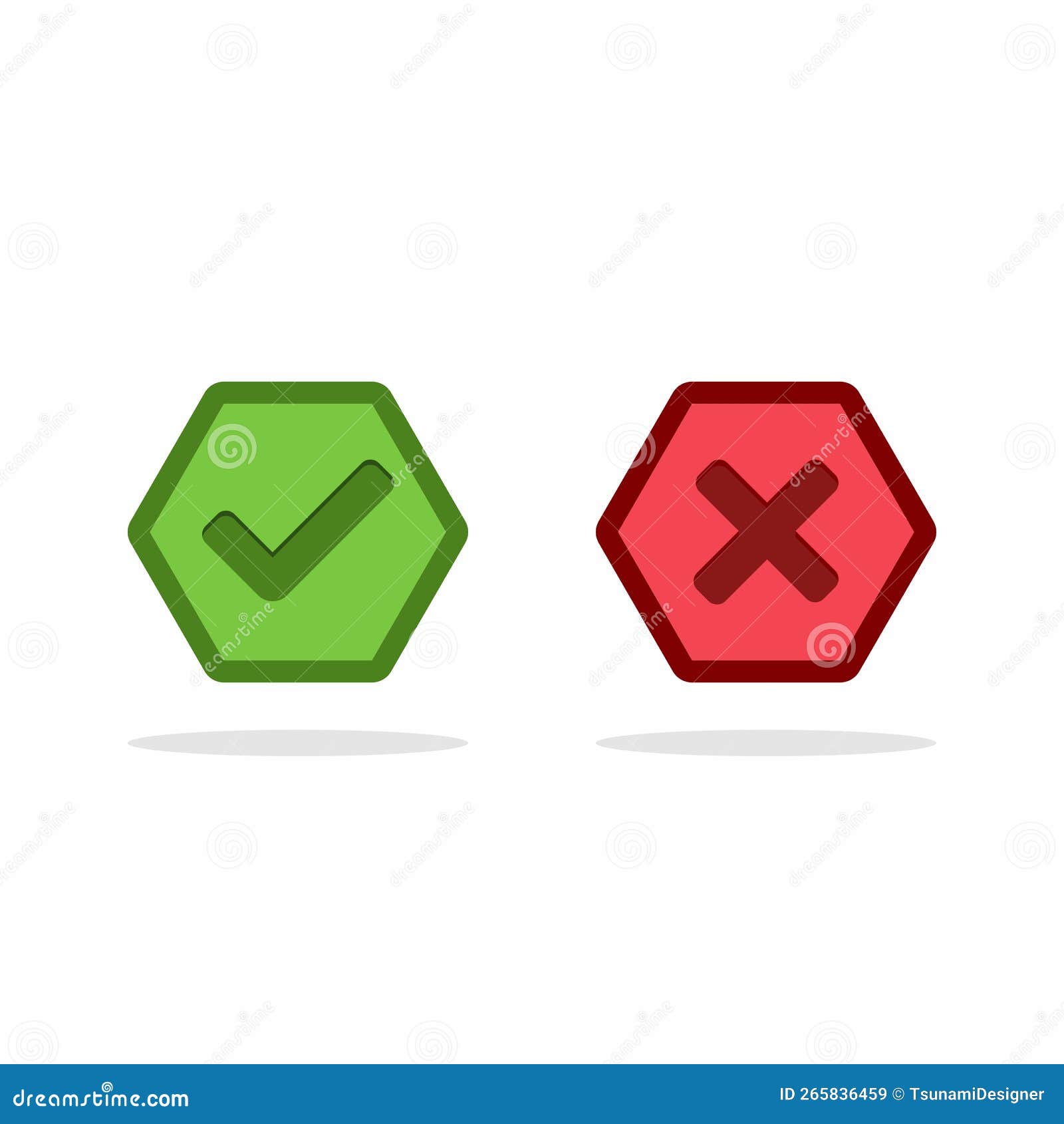 Check and Wrong Marks, Tick and Cross Marks, Accepted Rejected ...
