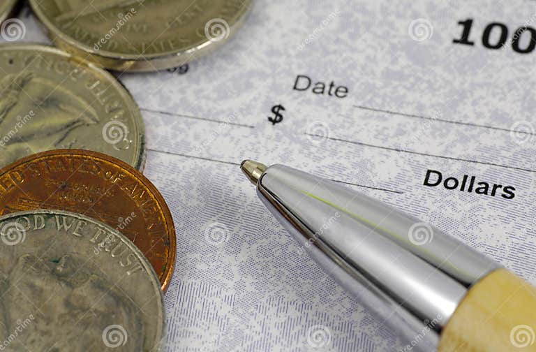 Check Your Change stock photo. Image of financial, check - 84334