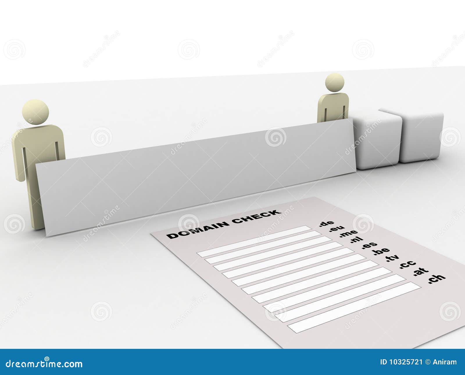 Check your domain name stock illustration. Illustration of domain ...