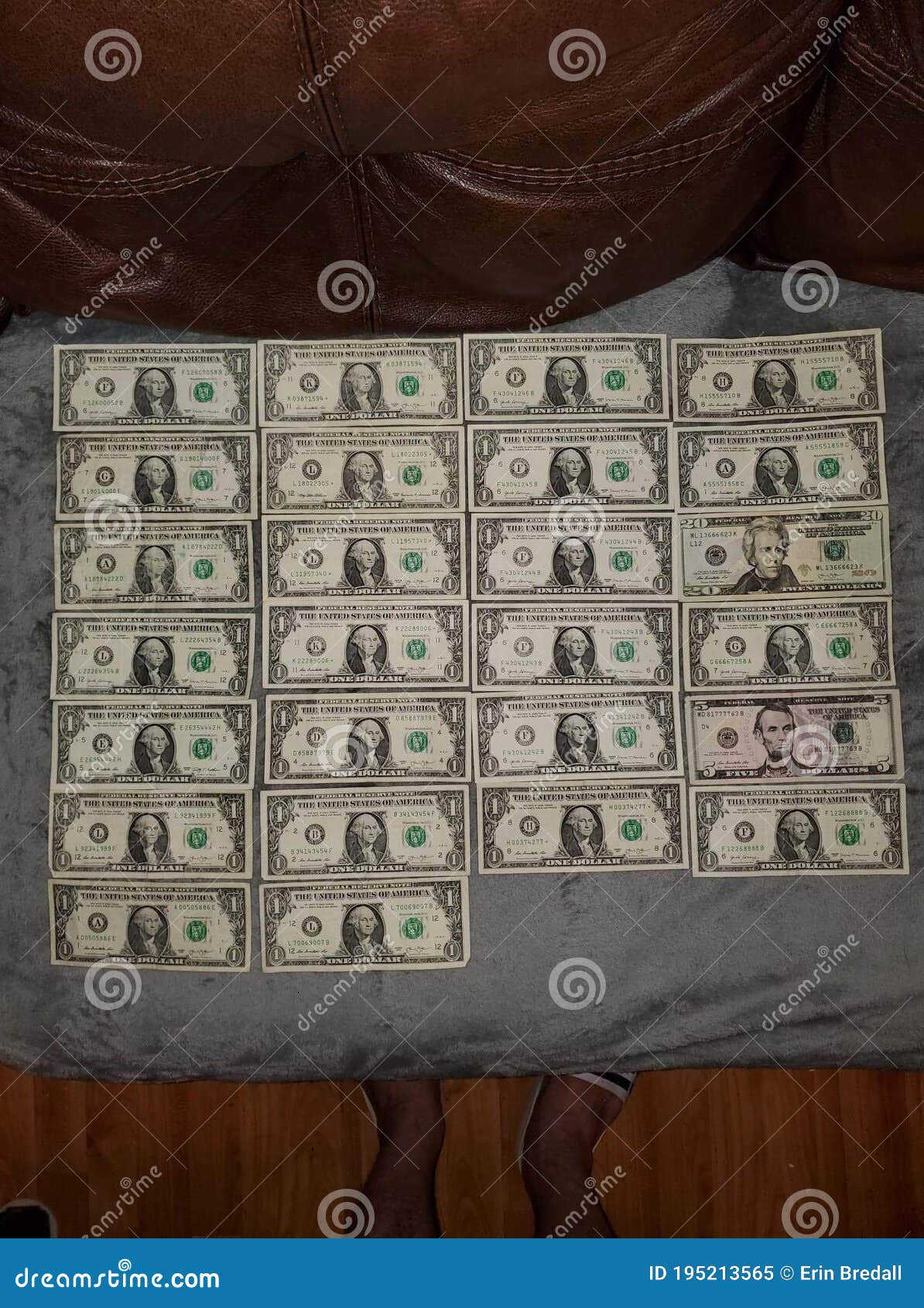 Check Your Serial Numbers on Your Money Stock Illustration ...