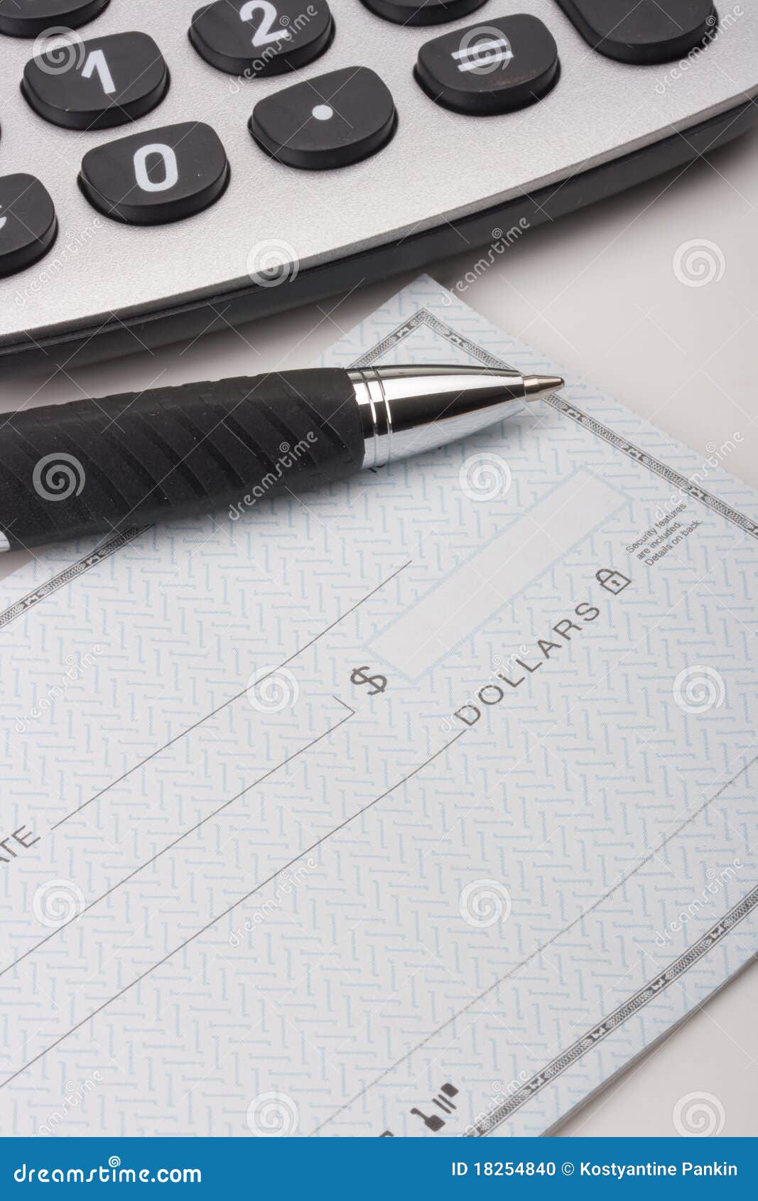 Checkbook stock photo. Image of calculator, draw, bank - 18254840