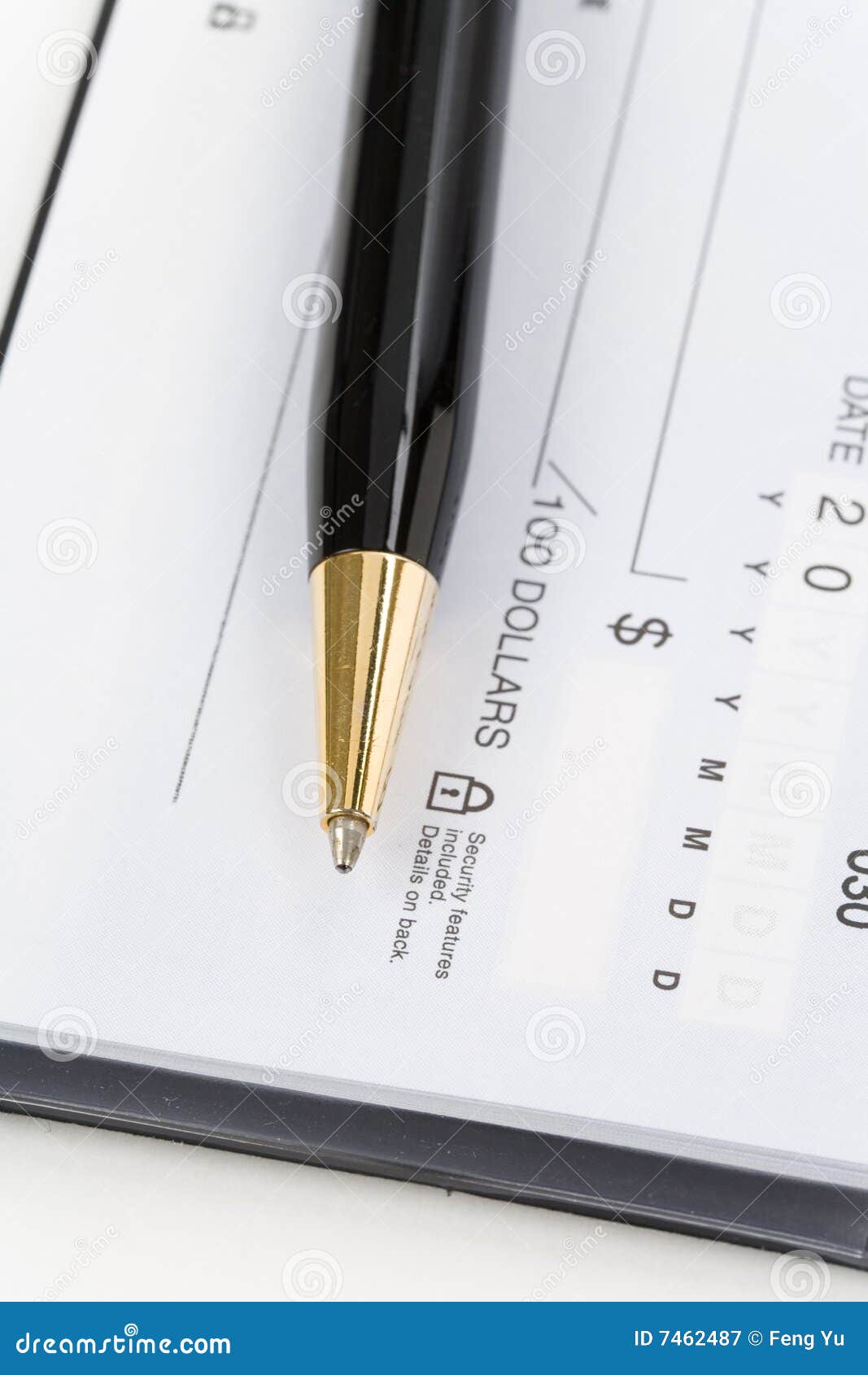 Checkbook stock image. Image of cheque, business, paid - 7462487