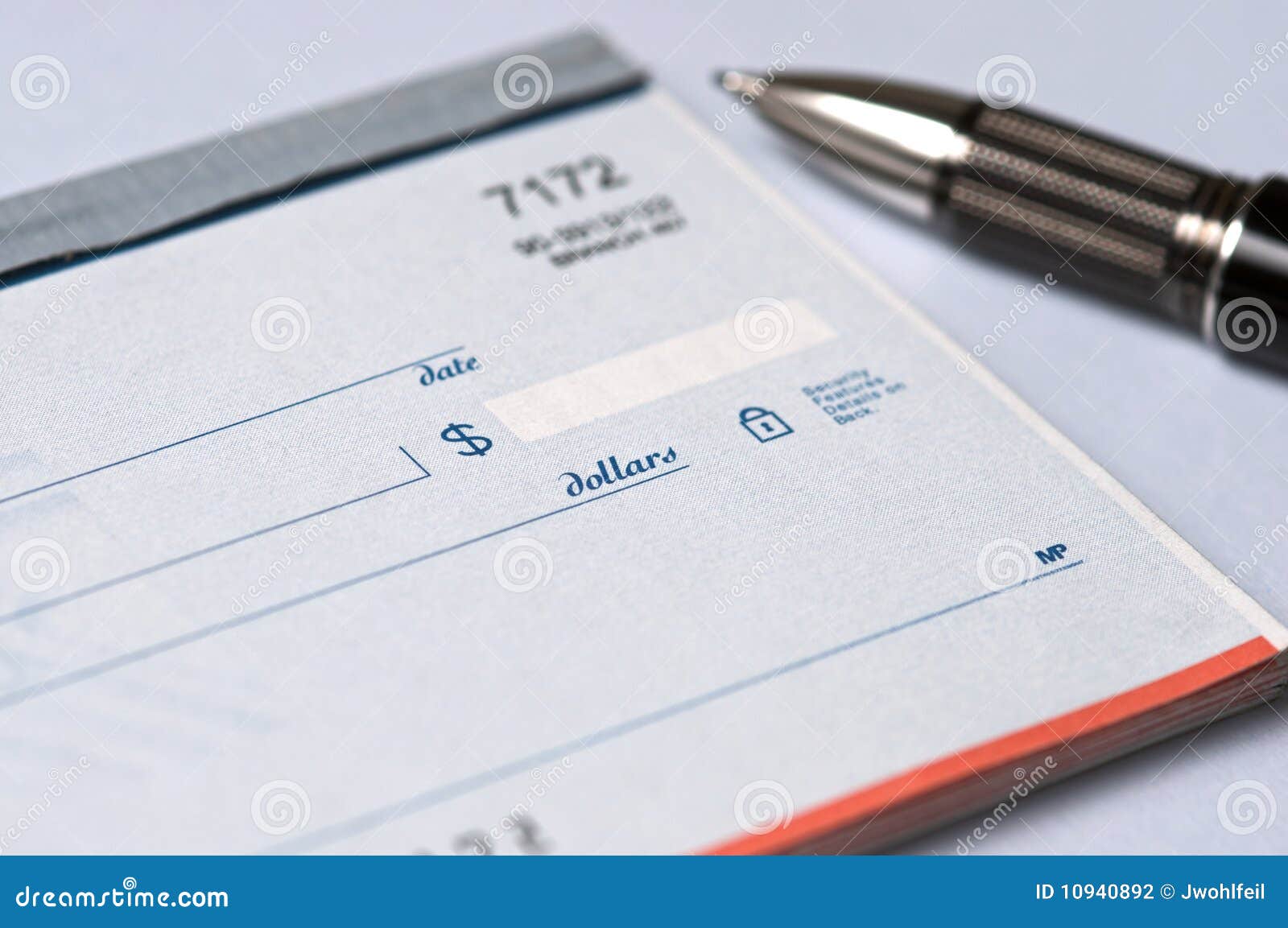 Checkbook Along Side a Nice Pen Stock Photo - Image of banking, check ...