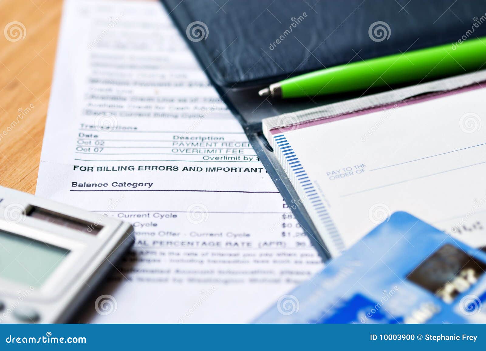 Checkbook with Credit Cards Stock Photo - Image of counting, checkbook ...