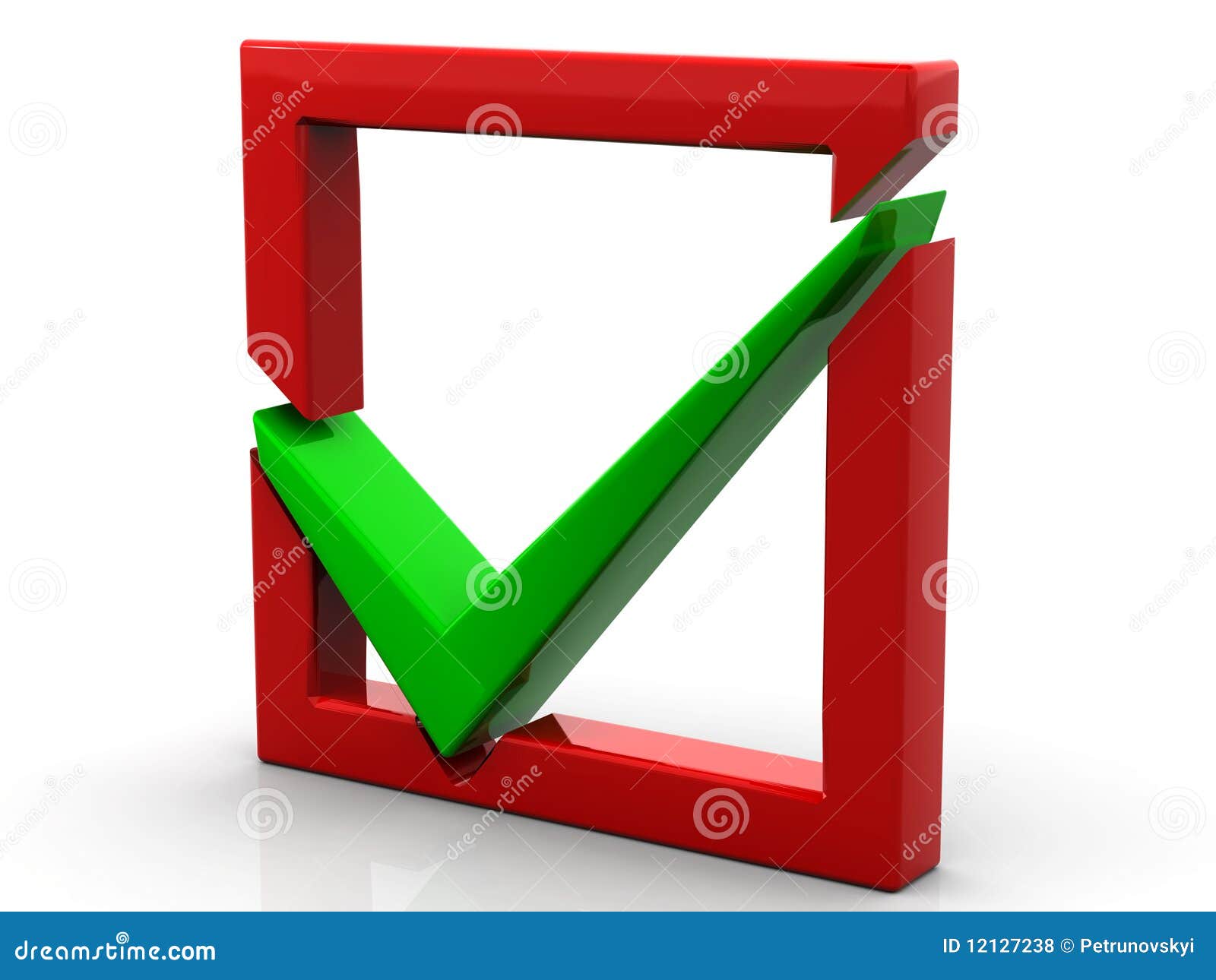 Checkbox stock illustration. Illustration of green, checkout - 12127238
