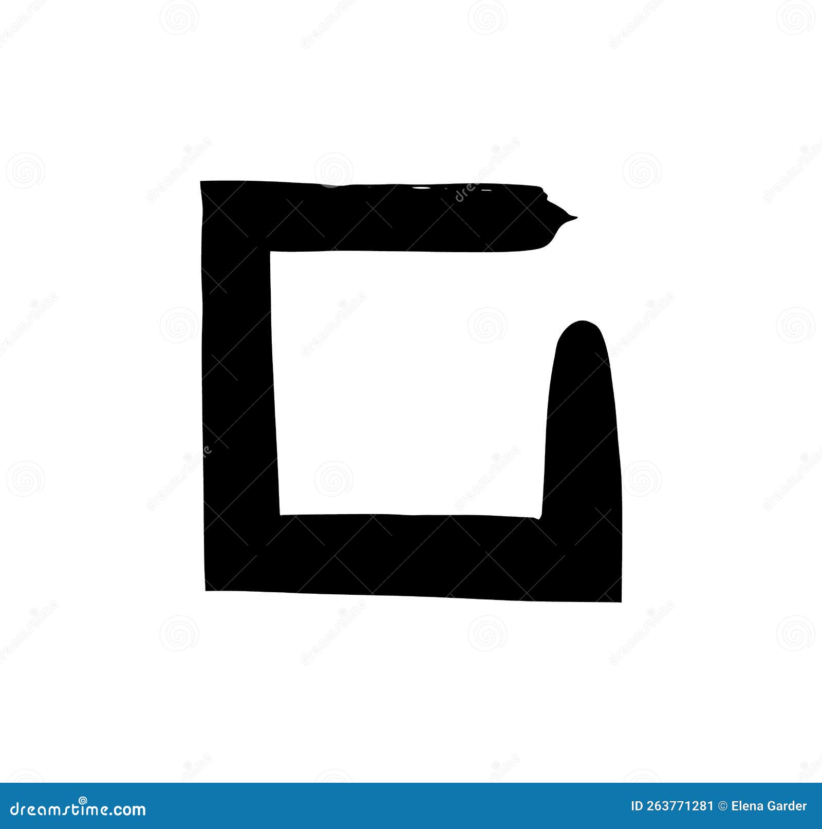 Checkbox. Check Signs V X. Chalk and Brush Checkmarks Set Stock Vector ...