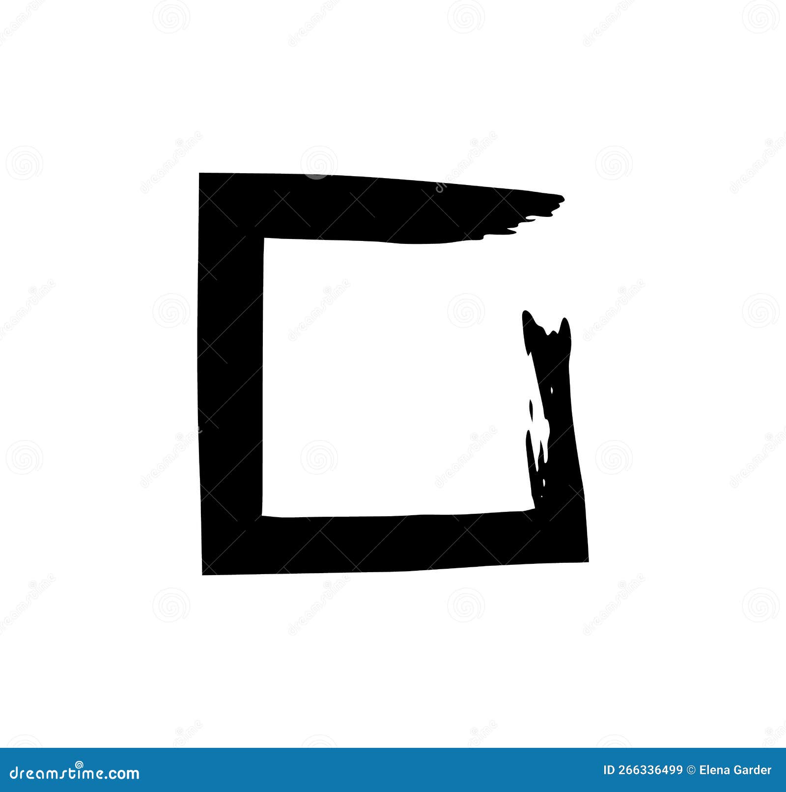Checkbox. Check Signs V X. Chalk and Brush Checkmarks Set Stock Vector ...