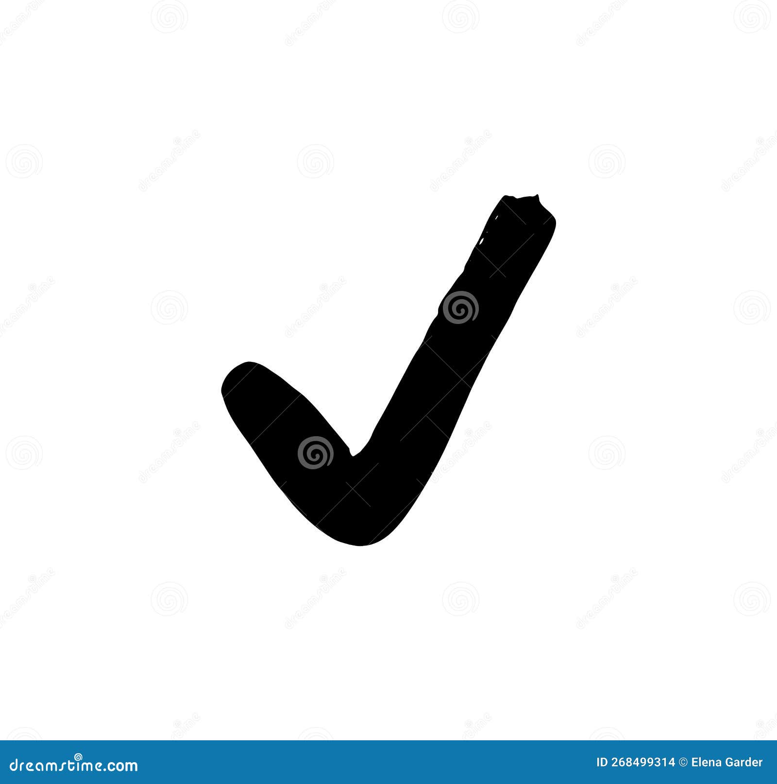 Checkbox. Check Signs V X. Chalk and Brush Checkmarks Set Stock Vector ...