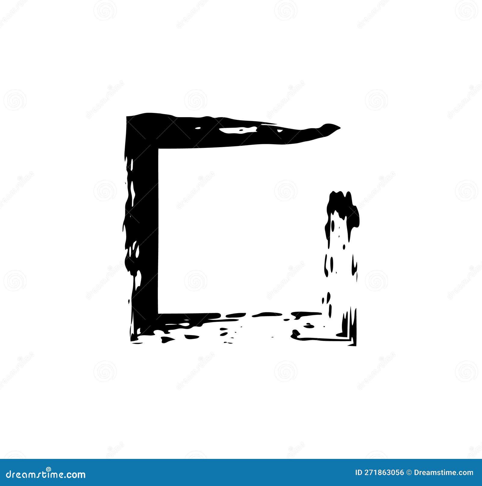 Checkbox. Check Signs V X. Chalk and Brush Checkmarks Set Stock Vector ...