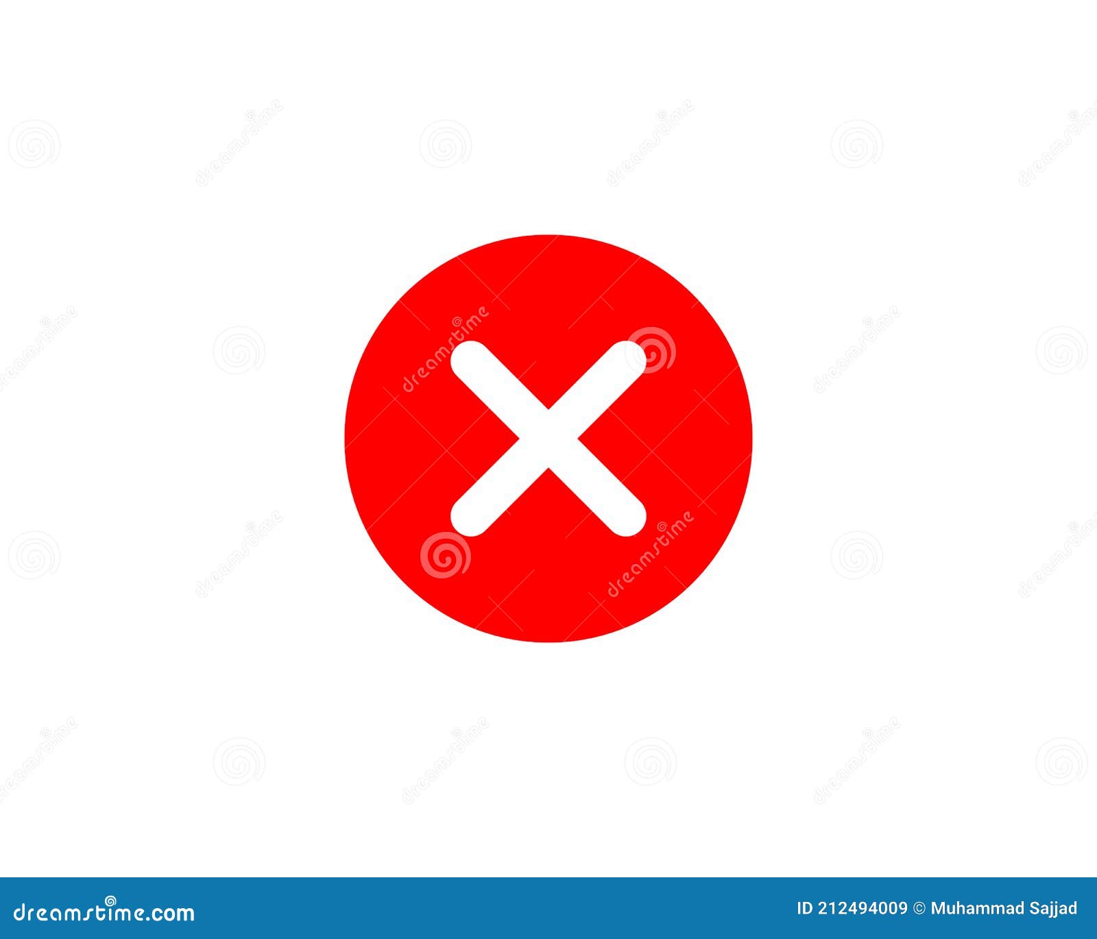 Checkbox Cross X Vector Icon No Wrong Symbol Delete Vote Sign Stock ...