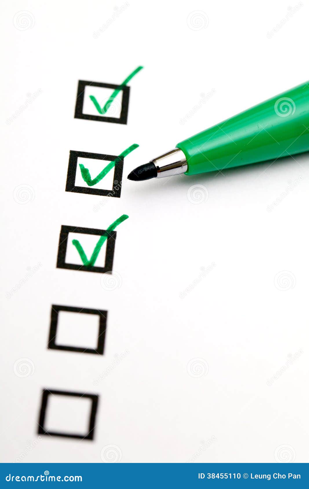 Checkbox stock photo. Image of positivity, marker, check - 38455110