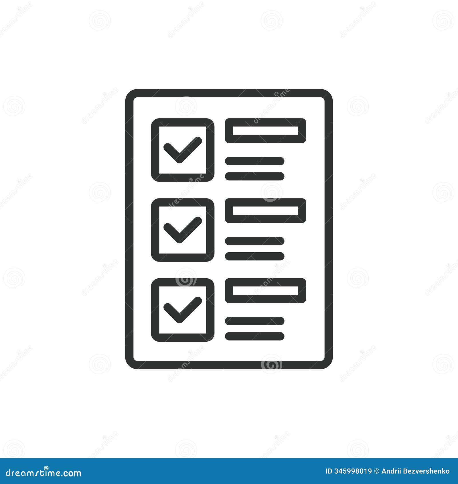 Checklist, Tick, Paper, Vector Illustration | CartoonDealer.com #110992962