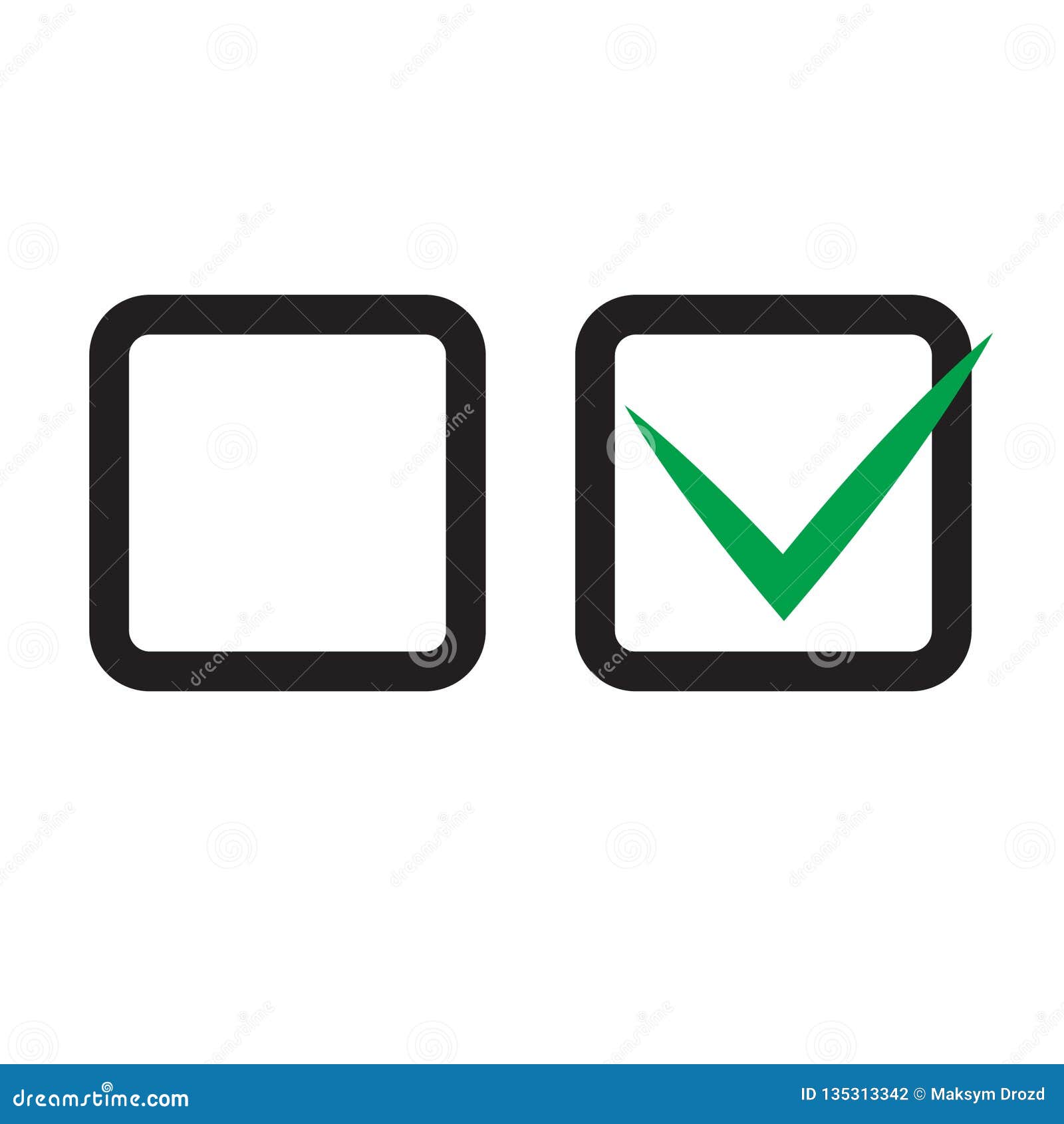Checkbox Set with Blank and Checked Checkbox Vector Icon. Stock Vector ... Checkbox Set with Blank and Checked Checkbox Vector Icon. Stock Vector ...