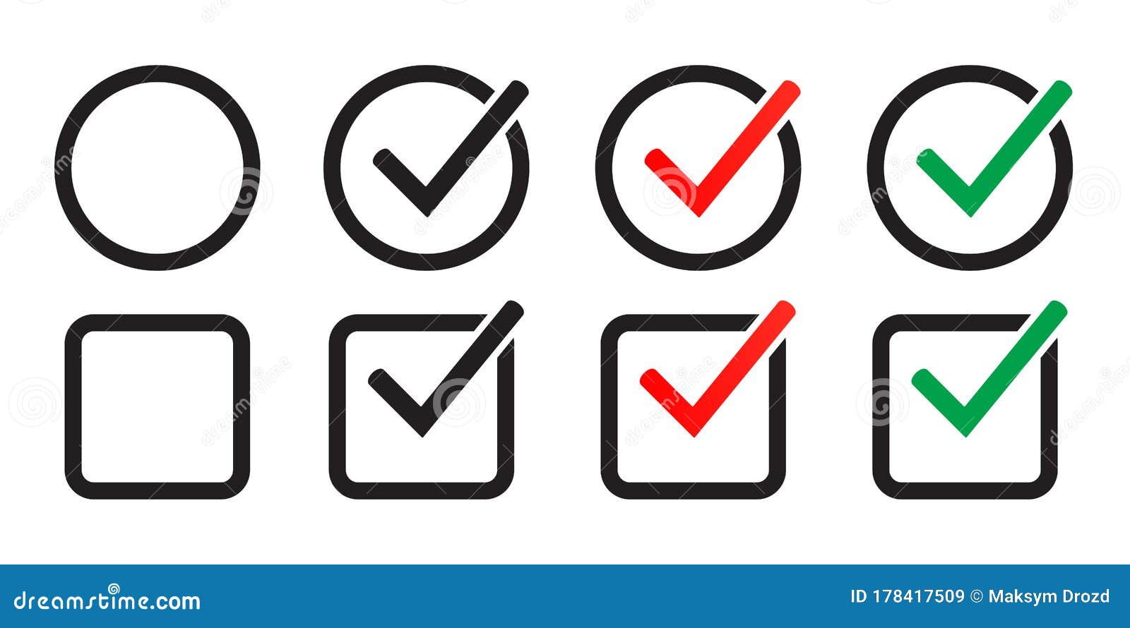 Checkbox Set with Blank and Checked Checkbox Vector Icon. Stock Vector ... Checkbox Set with Blank and Checked Checkbox Vector Icon. Stock Vector ...