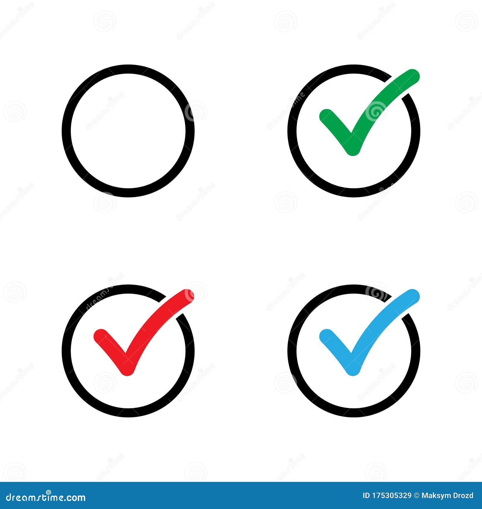 Checkbox Set with Blank and Checked Checkbox Vector Icon. Verify Icon ... Checkbox Set with Blank and Checked Checkbox Vector Icon. Verify Icon ...