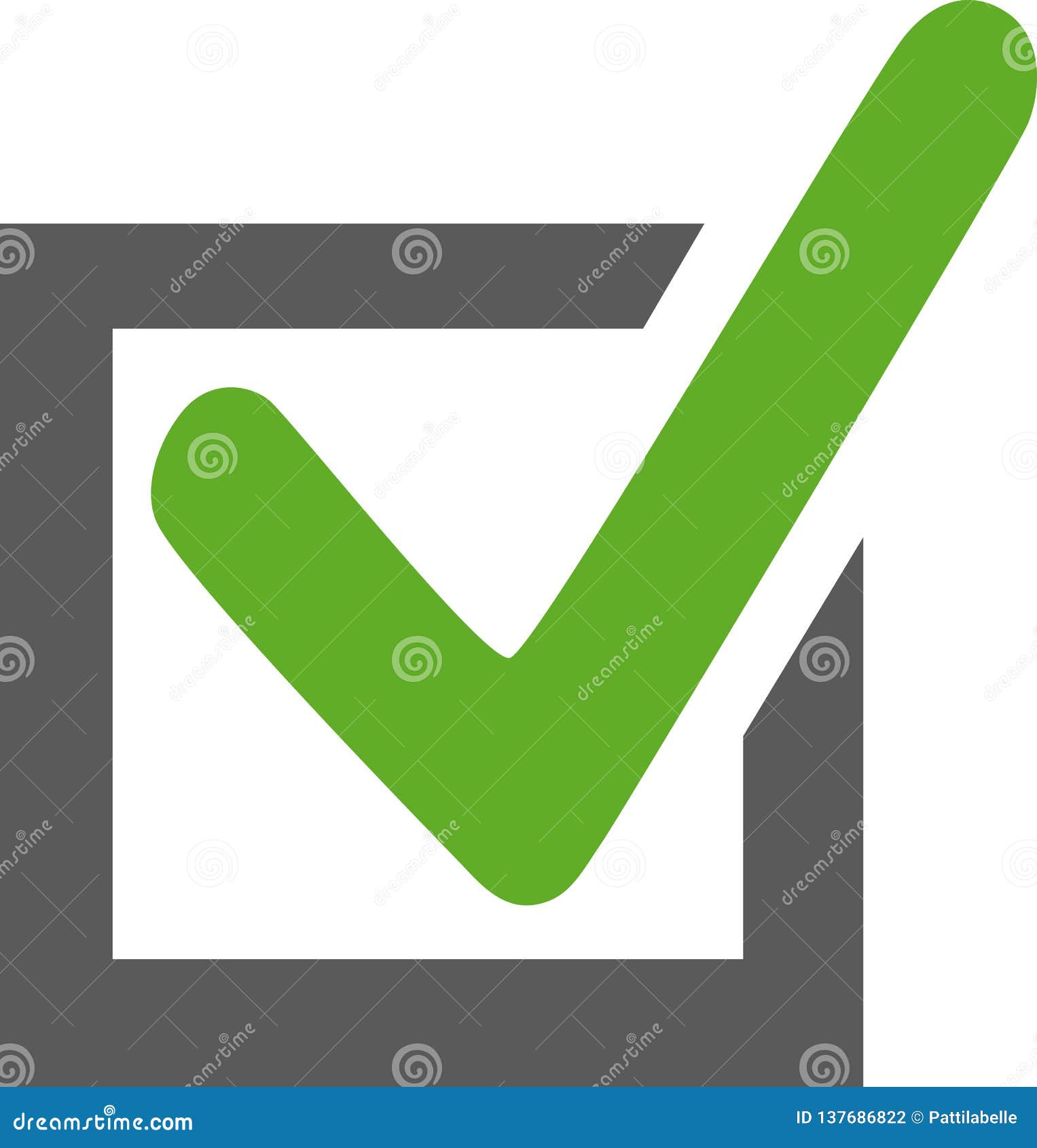 Checkbox vector icon stock vector. Illustration of choose - 137686822