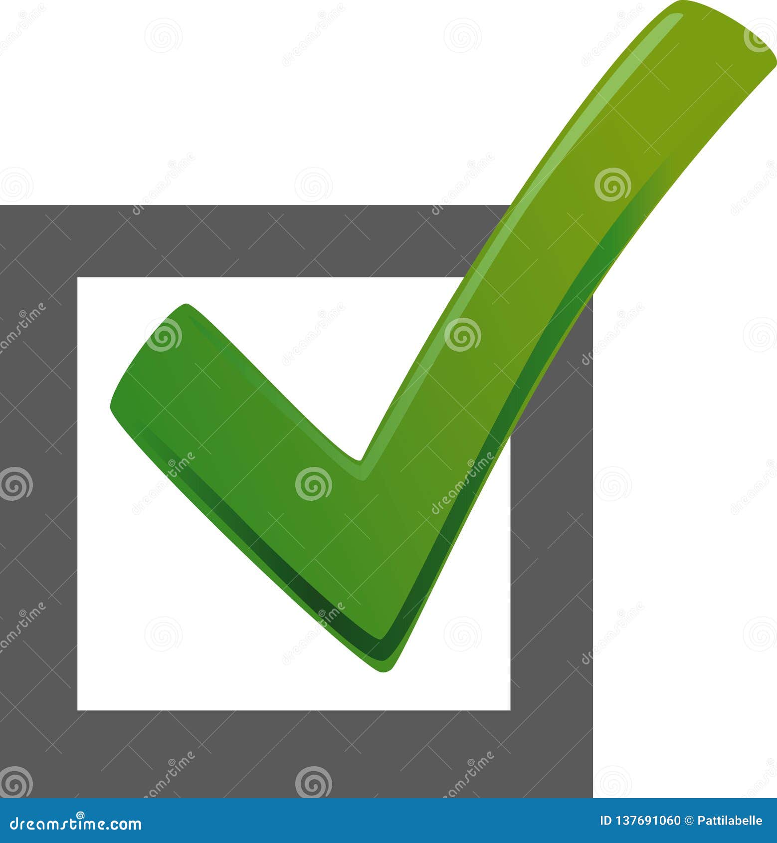 Checkbox vector icon stock vector. Illustration of mark - 137691060