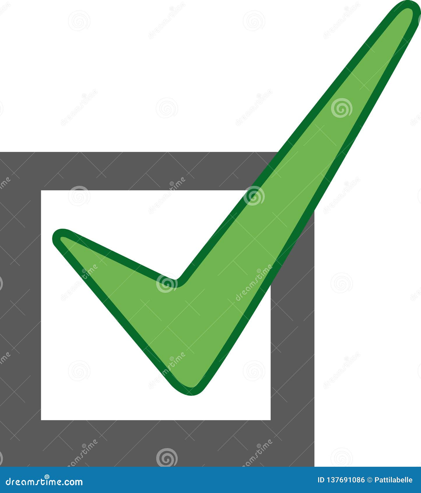 Checkbox vector icon stock vector. Illustration of list - 137691086