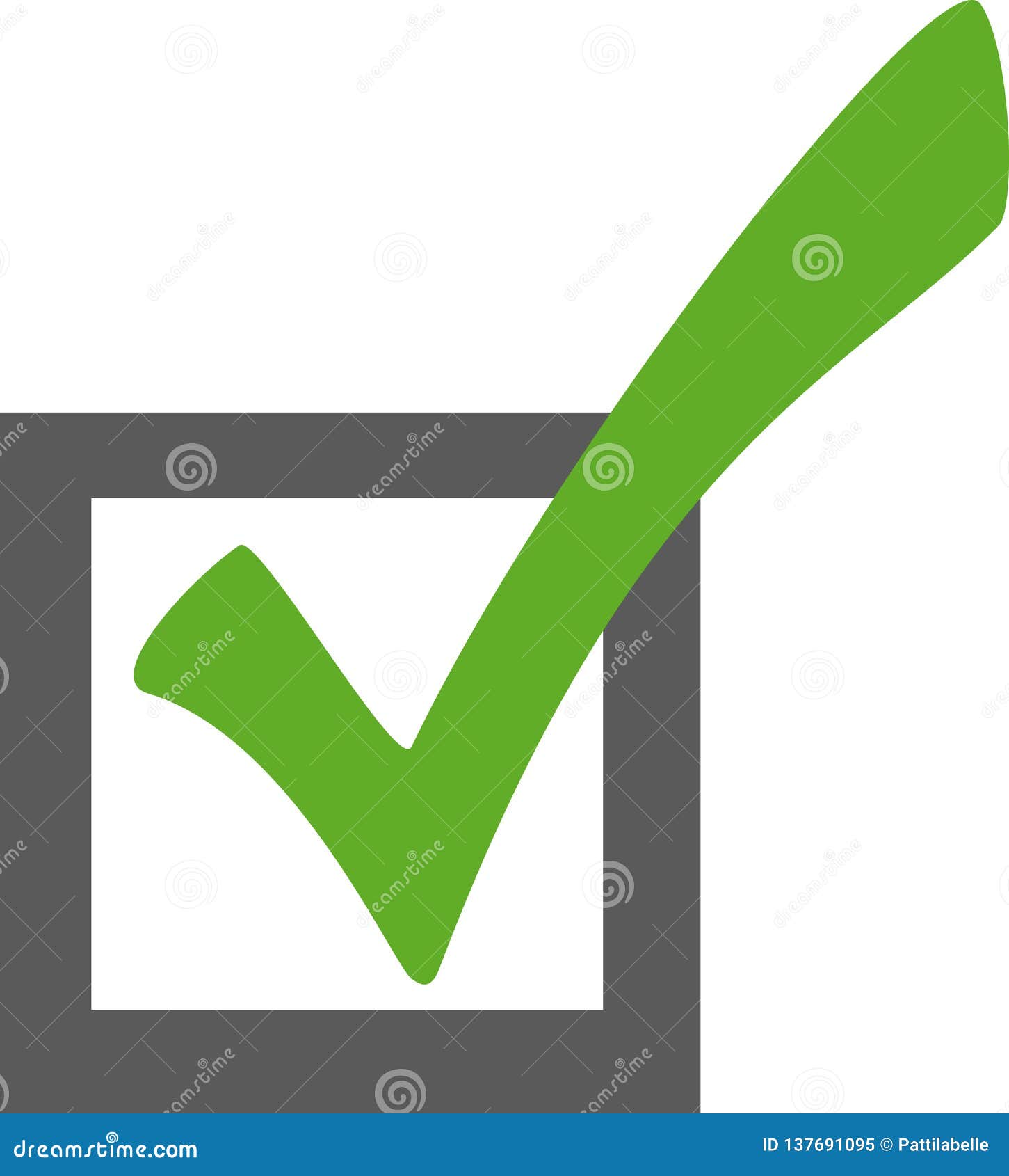 Checkbox vector icon stock vector. Illustration of multiple - 137691095