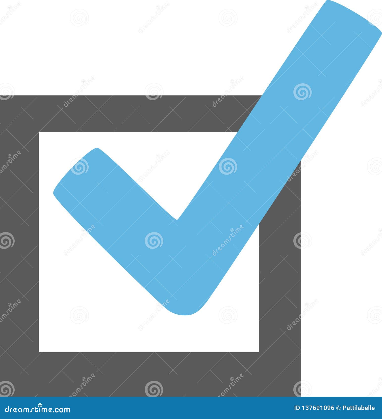 Checkbox vector icon stock vector. Illustration of check - 137691096