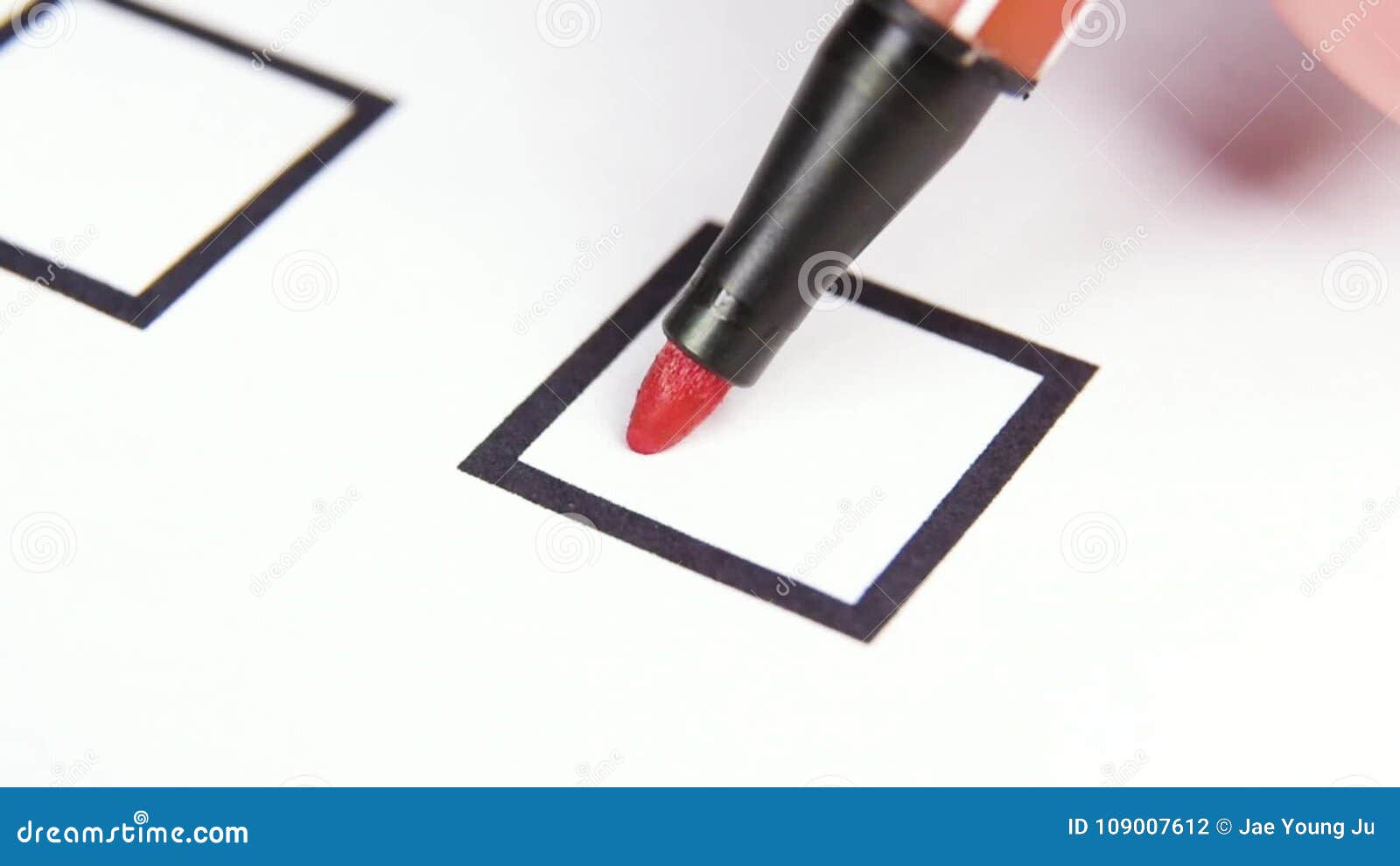 Checked All Boxes on a Checklist with Marker. Stock Footage - Video of ...