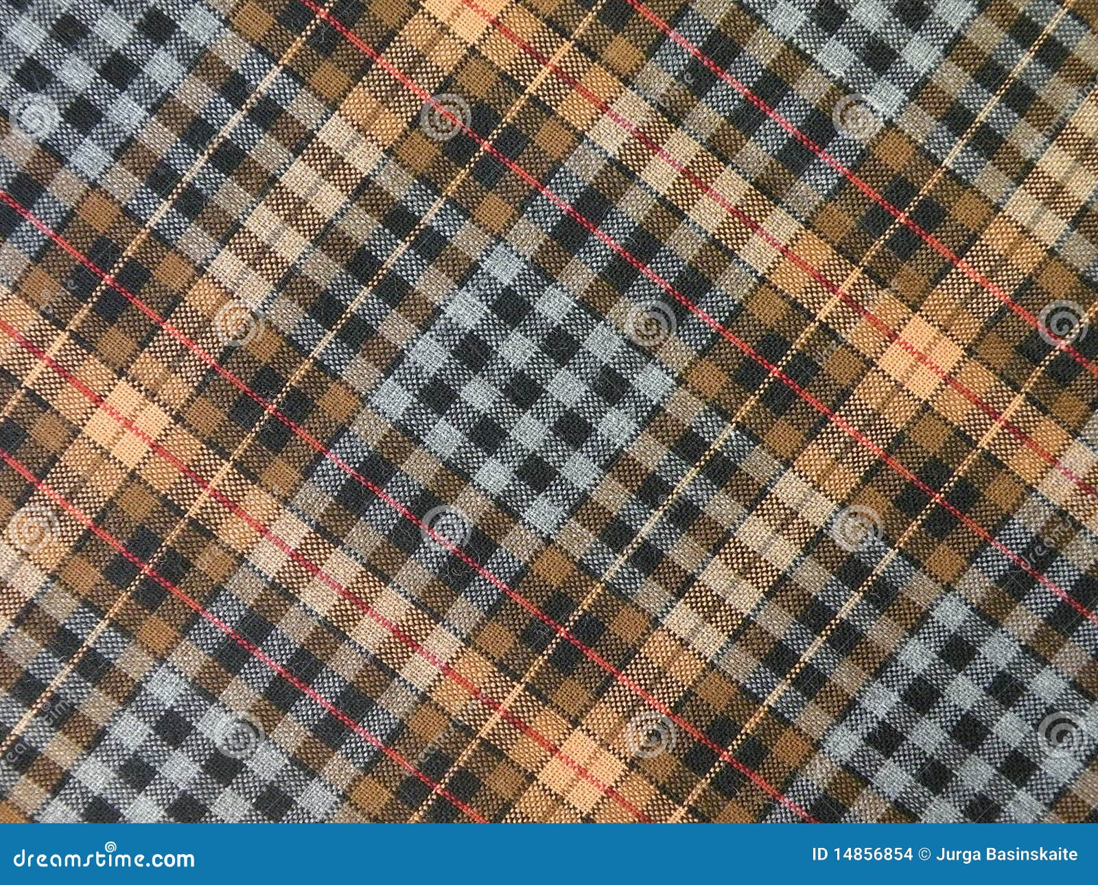 Checked fabric stock photo. Image of colored, peach, wool - 14856854