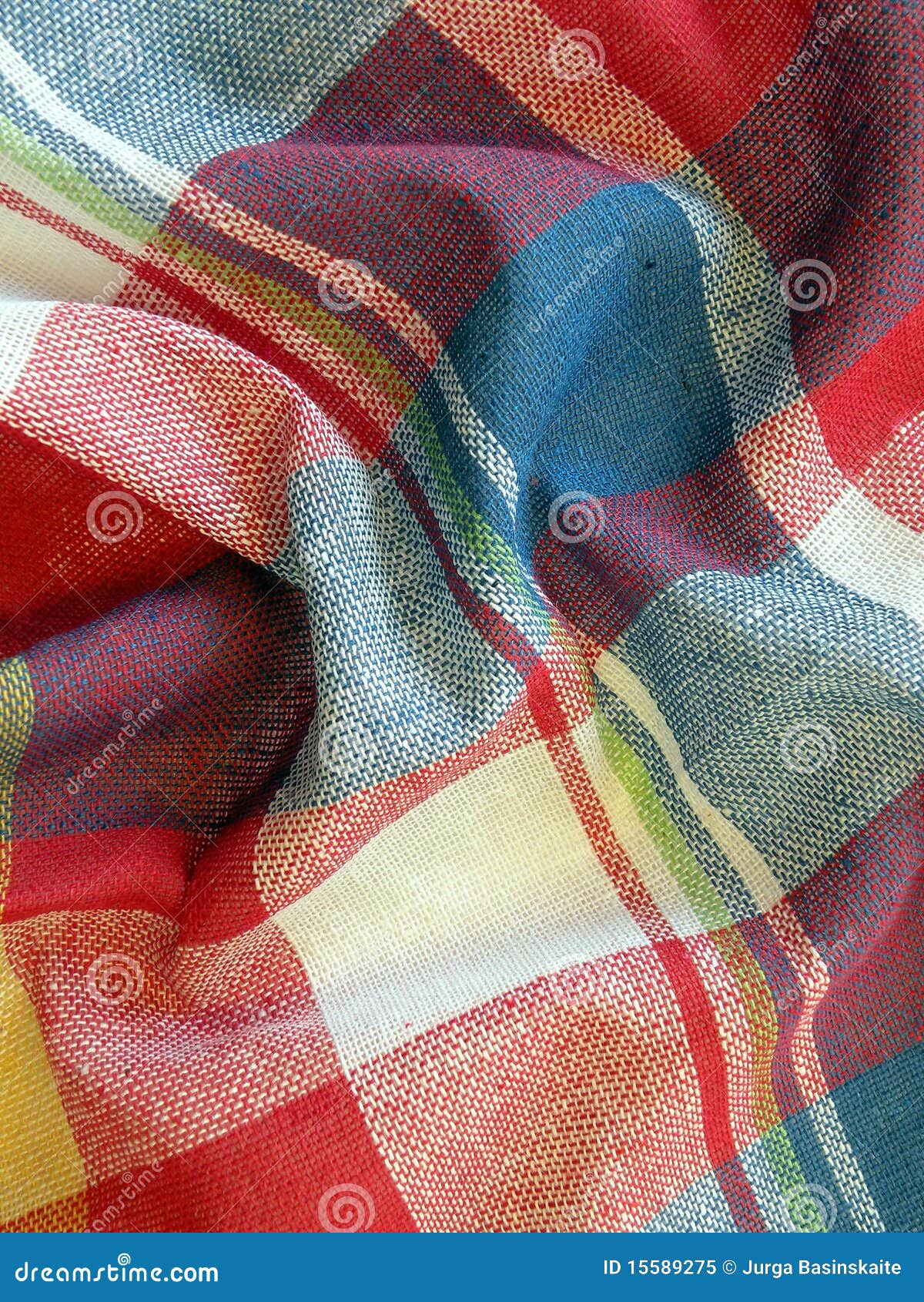Checked fabric stock image. Image of textile, stile, waves - 15589275