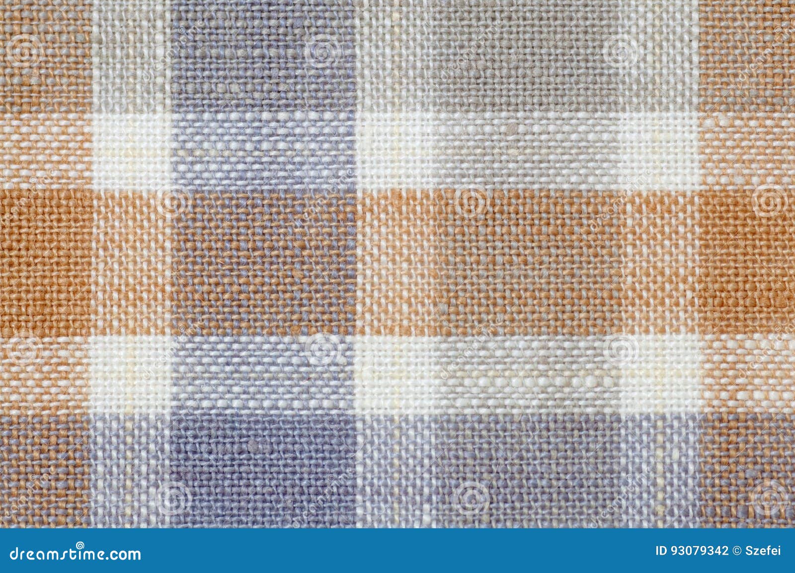 Checked Fabric Pattern Texture Stock Photo - Image of blanket, knit ...