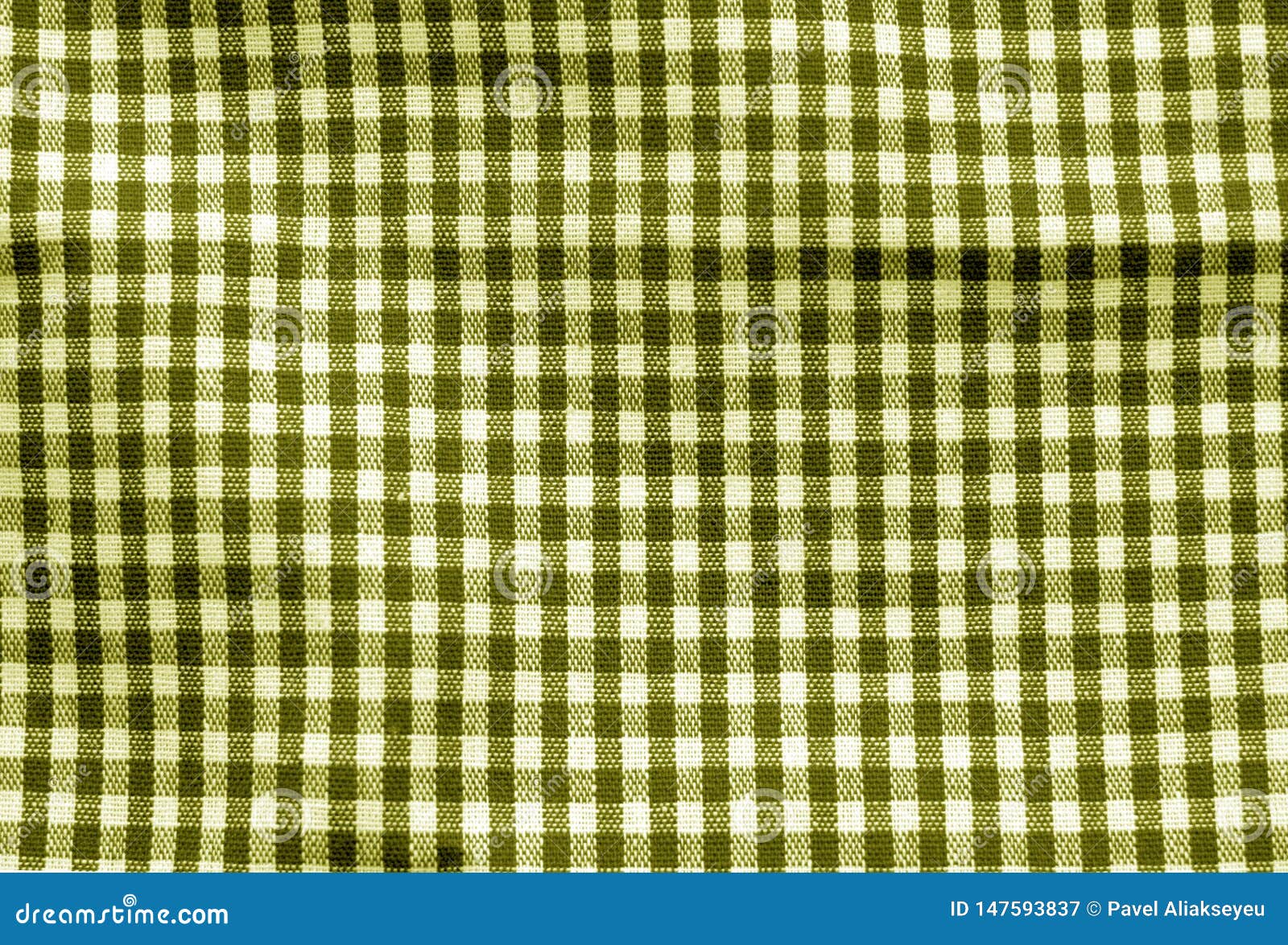 Checked Fabric Texture in Yellow Tone Stock Image - Image of backdrop ...