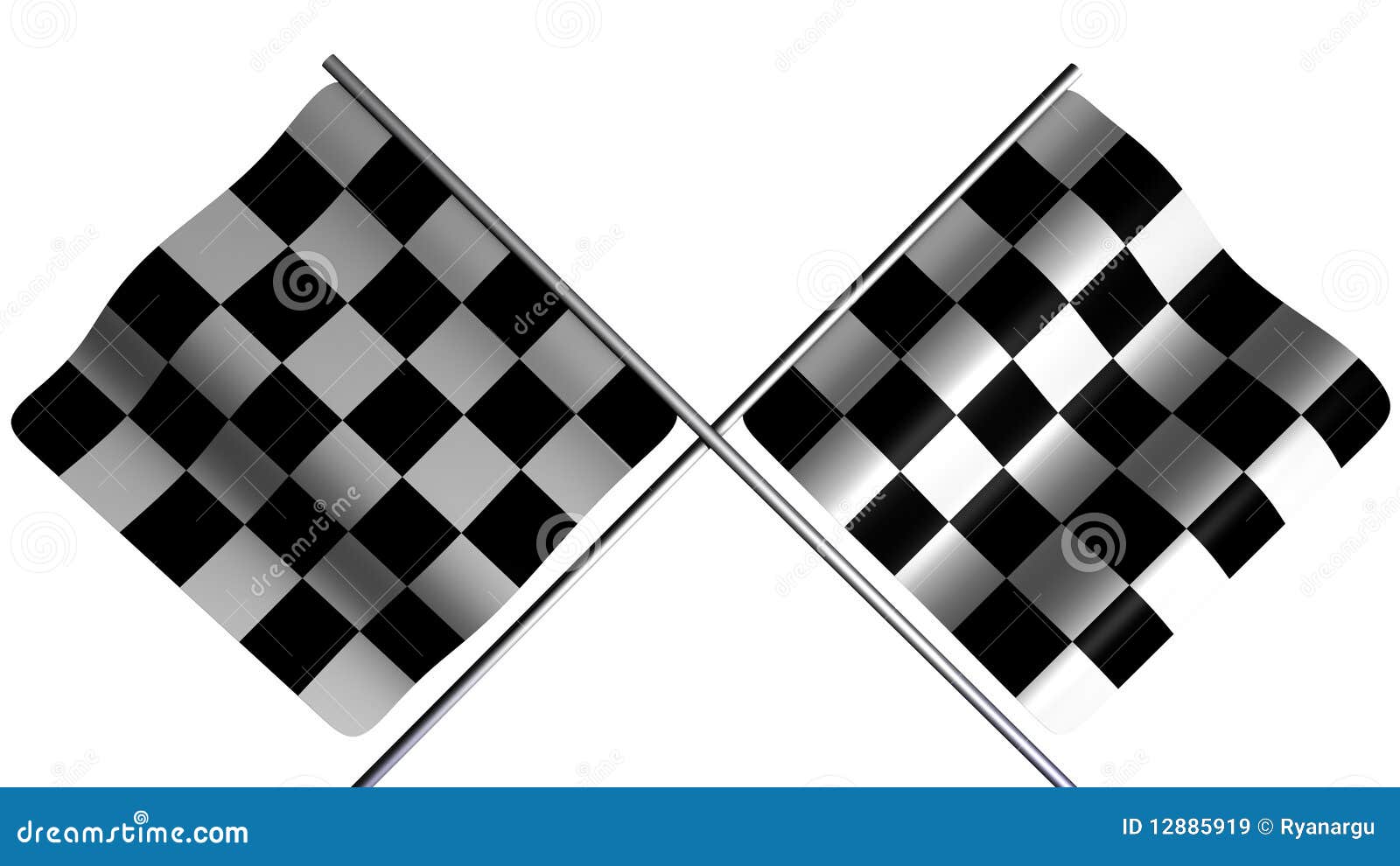 Checked Flag stock illustration. Illustration of flag - 12885919