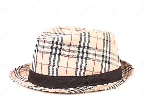 Checked hat. stock photo. Image of cold, design, guard - 36861900
