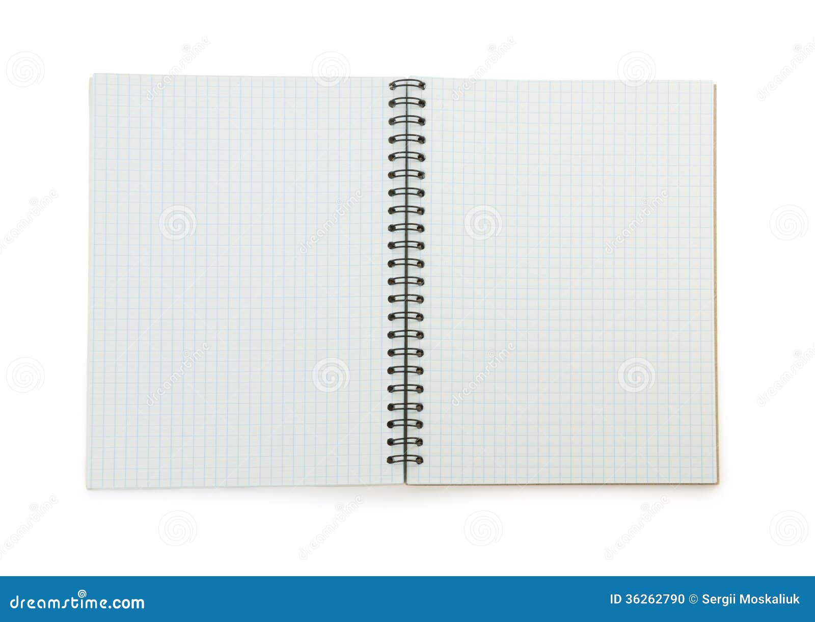 Checked Note Paper on White Stock Photo - Image of pair, isolated: 36262790