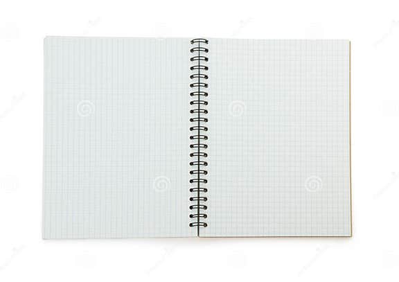 Checked Note Paper on White Stock Photo - Image of pair, isolated: 36262790