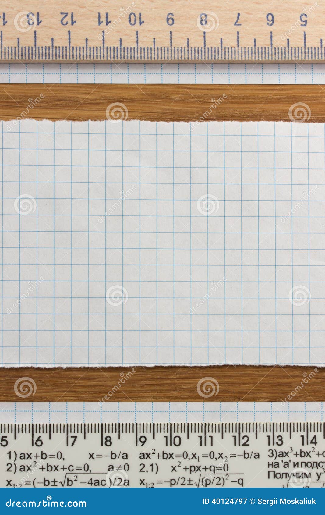 Checked note paper on wood stock image. Image of notepaper - 40124797
