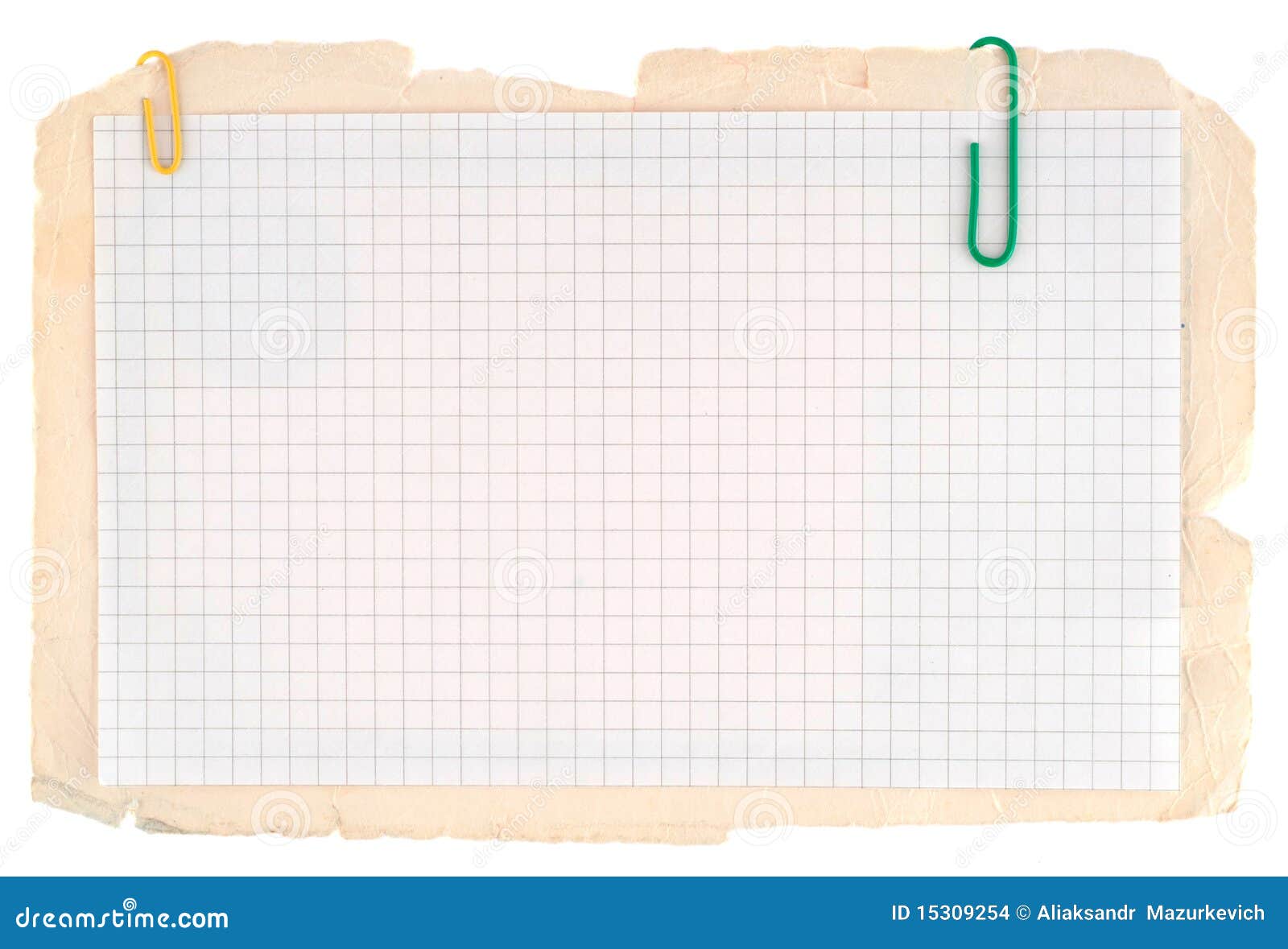 Checked notebook paper stock photo. Image of cardboard - 15309254