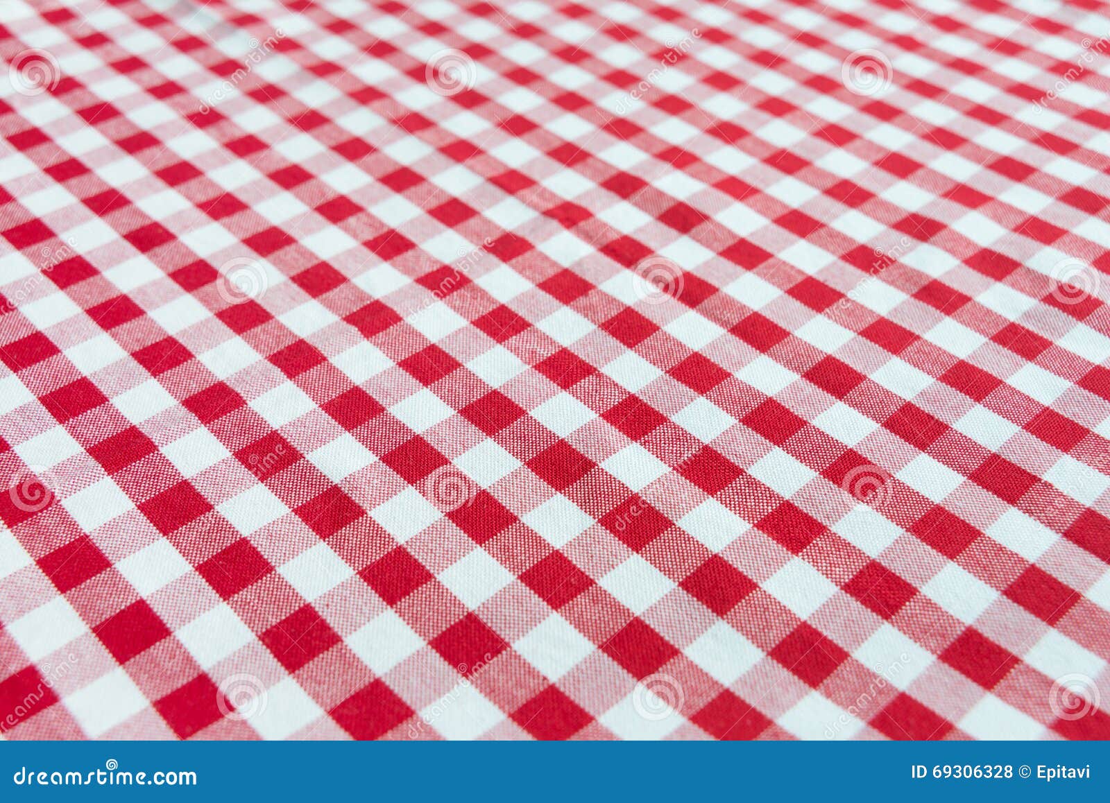 Checked Red and White Tablecloth Stock Photo - Image of checked ...